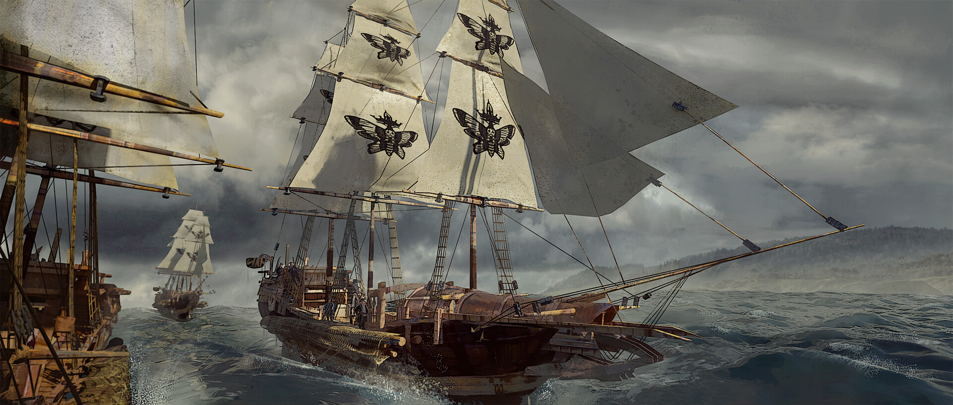 ArtStation - Black Moth Fleet