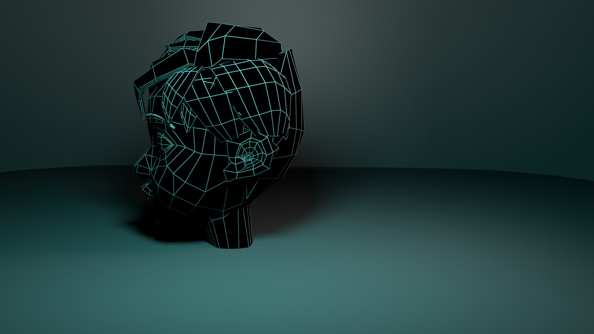 ArtStation - Low poly head