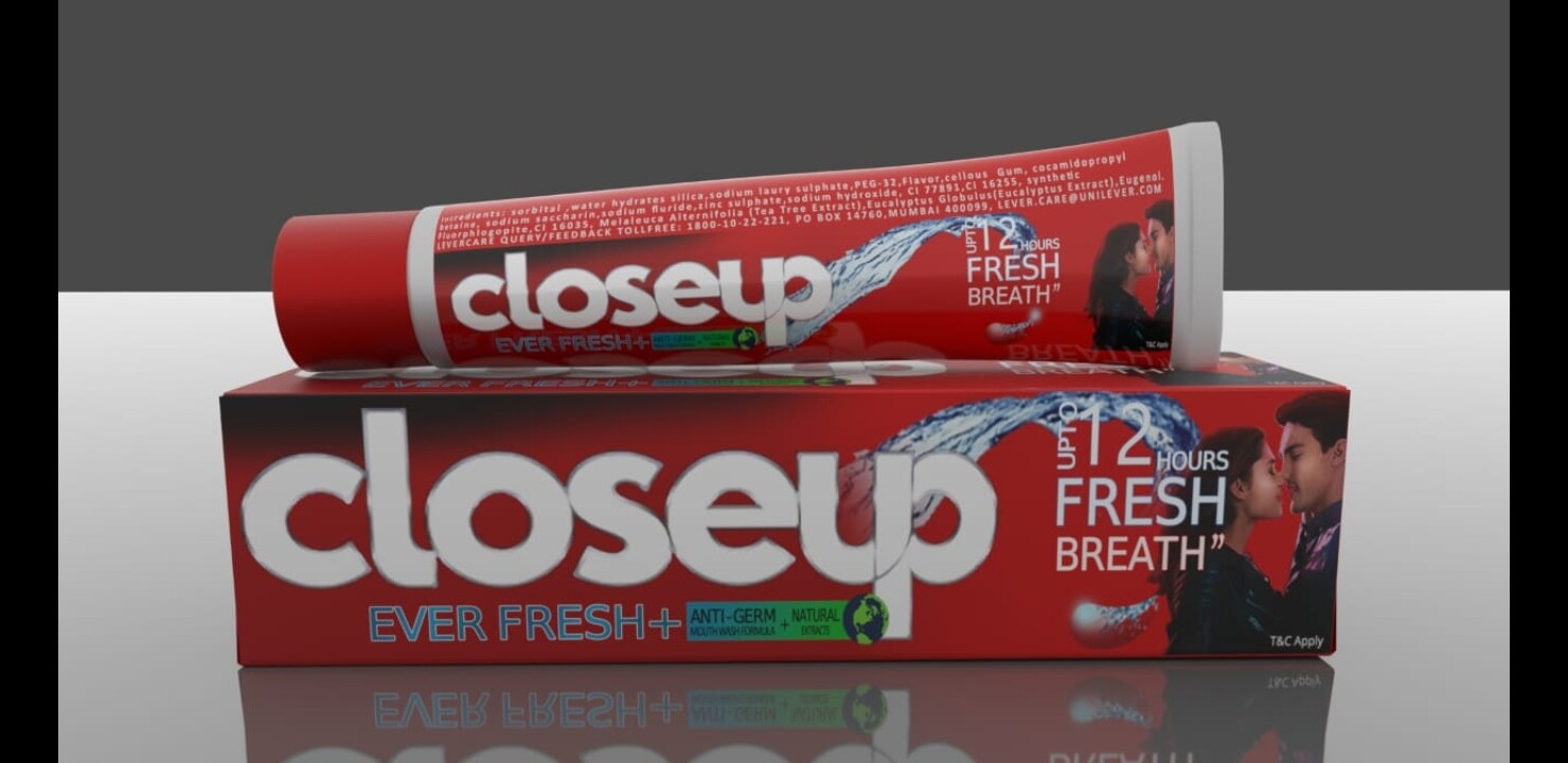 ArtStation - Close up toothpaste