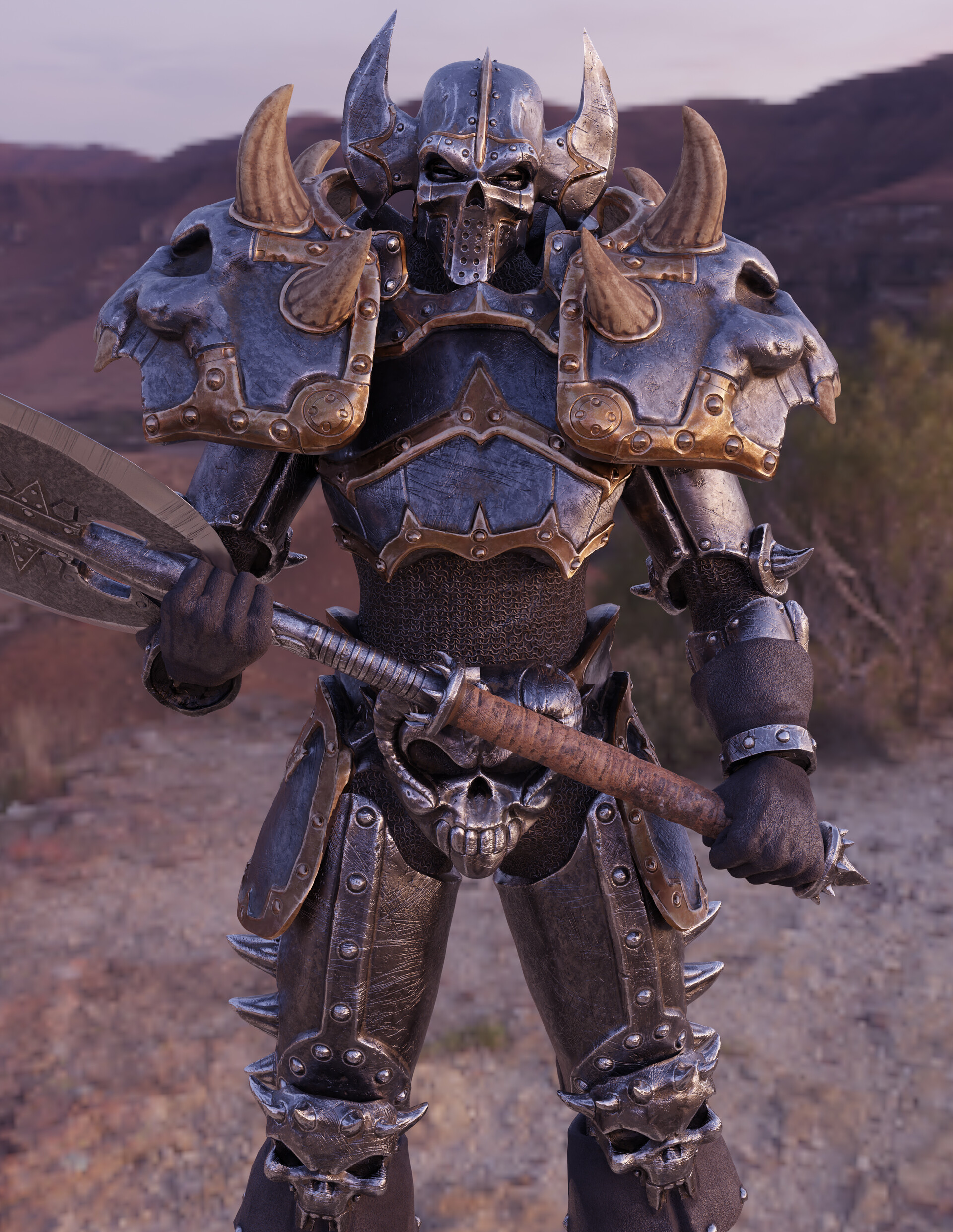 ArtStation - Damnation Armor Set