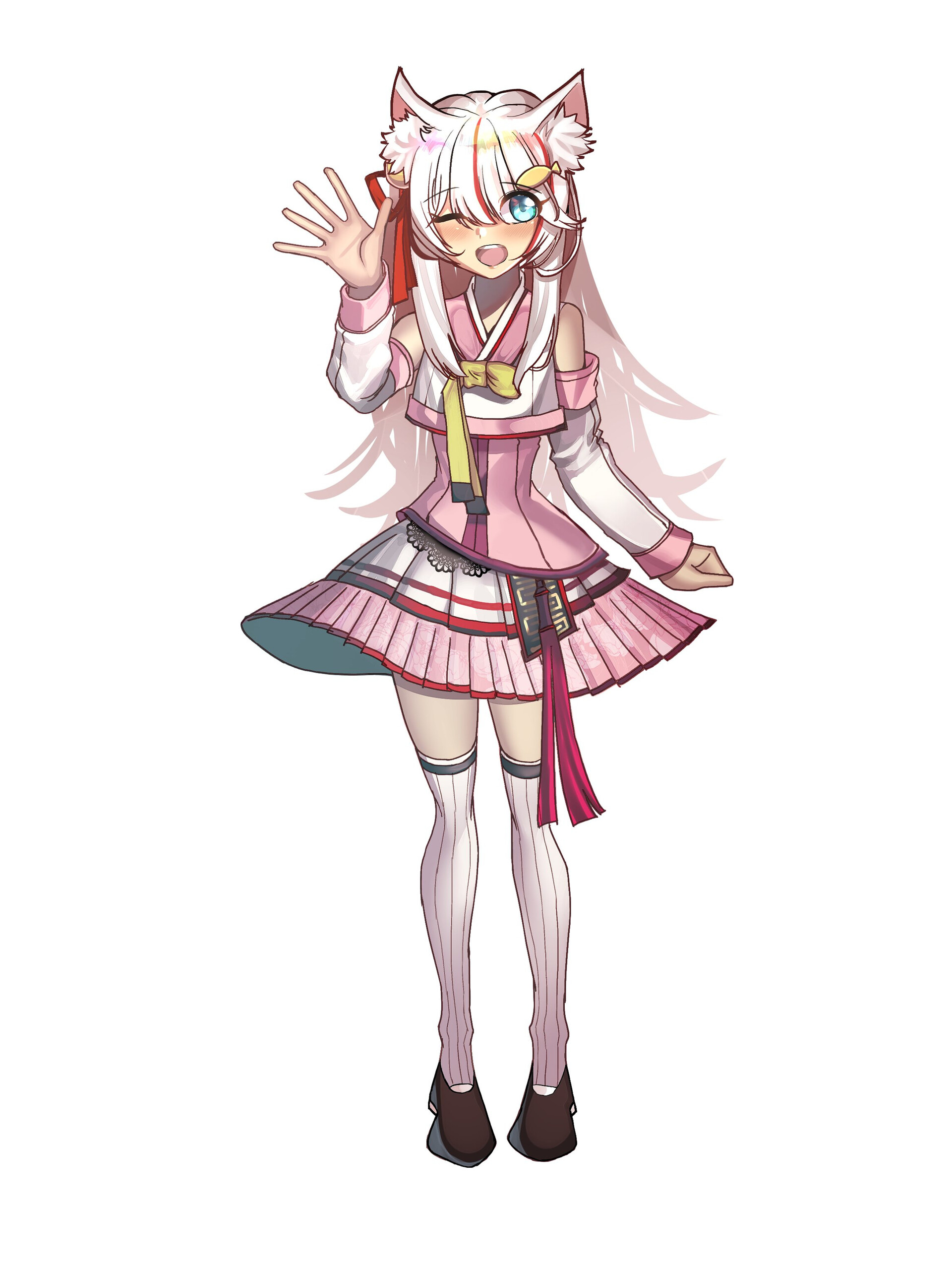 V Irus - Korean Vtuber Hanbok Illust