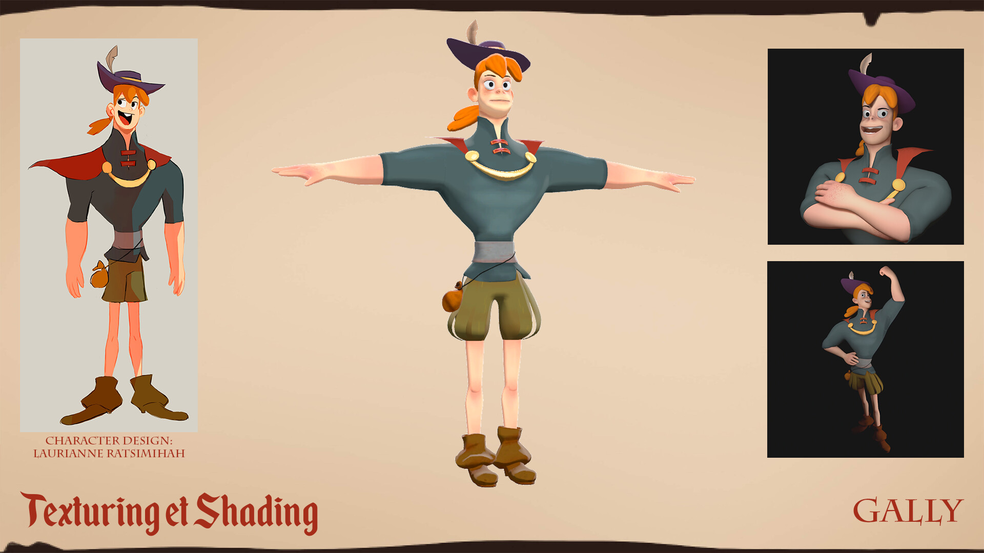 ArtStation - FOOL'S QUEST: Gally (Texturing/Shading)