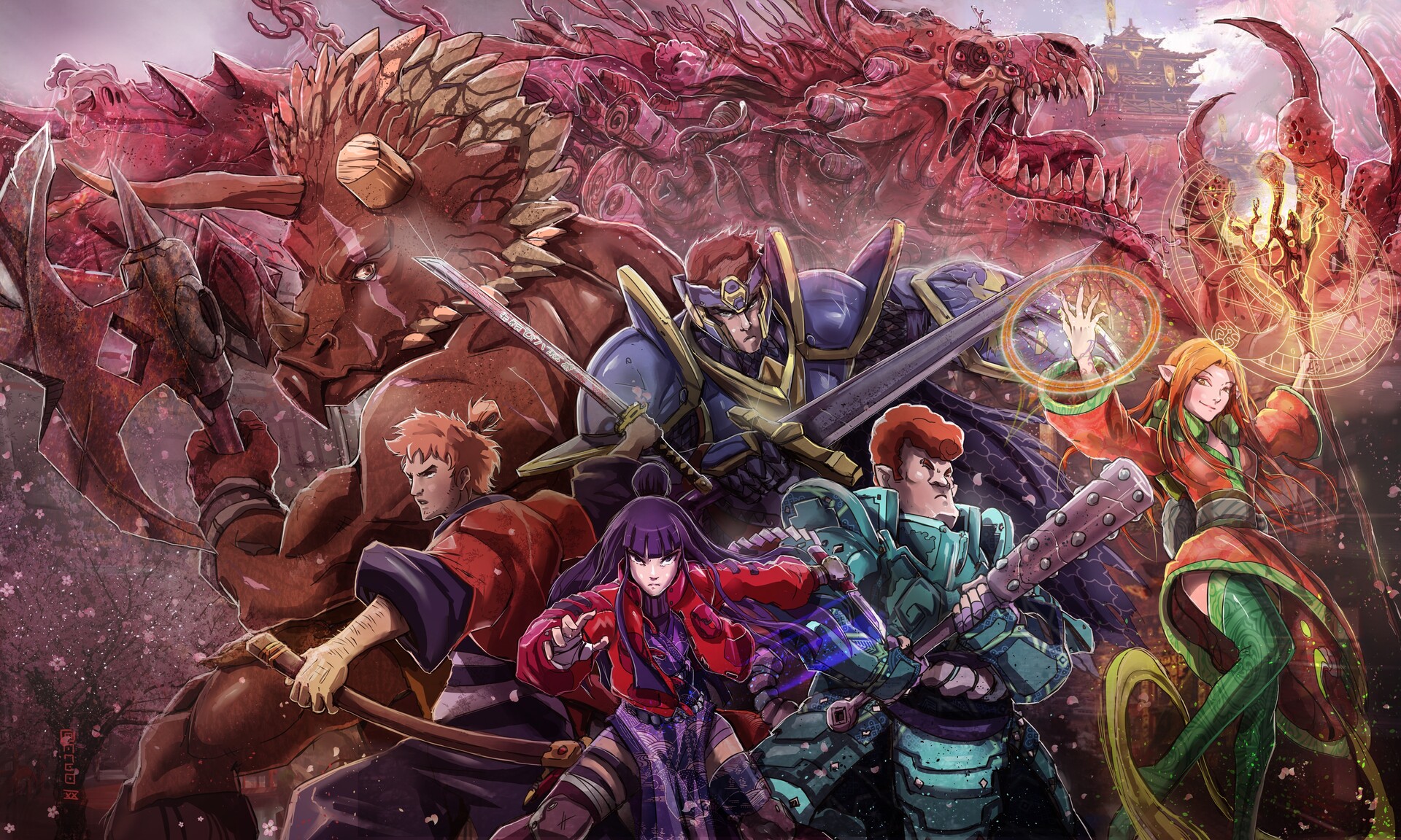 ArtStation - Commission RPG Group TORMENTA in TAMU-RA