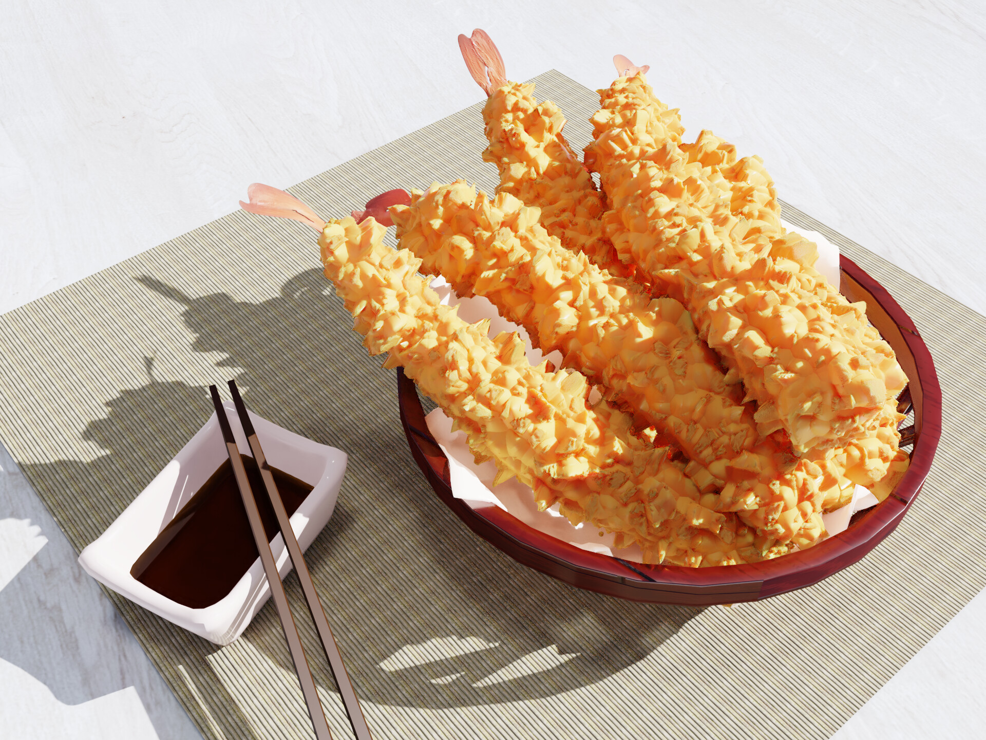 ArtStation - Fried shrimp tempura