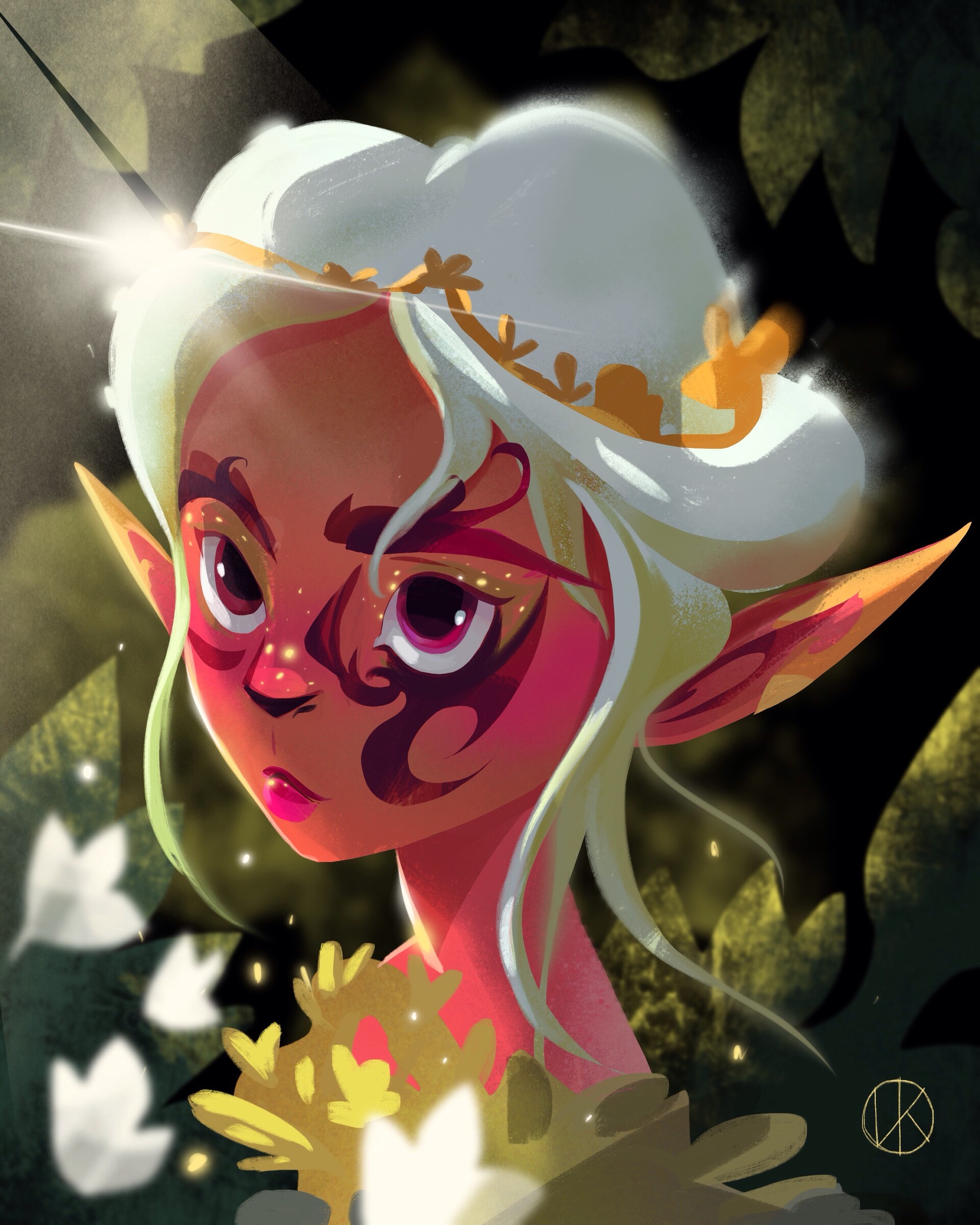 ArtStation - Magic forest 🌳 🌷🌿