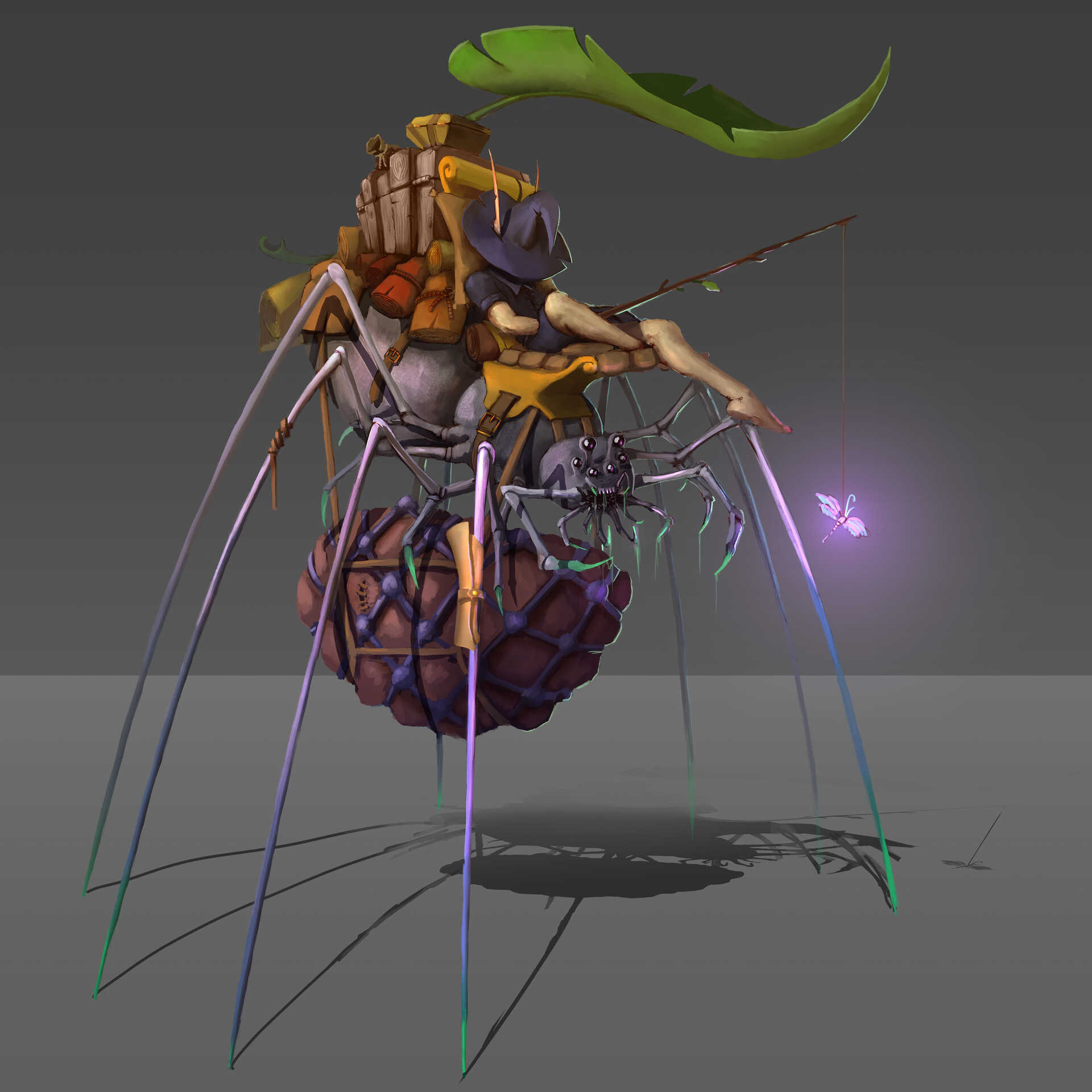 ArtStation - spider maunt casual