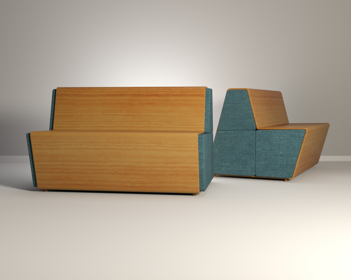 Darko Milic - Modular Sofa - Concept Render