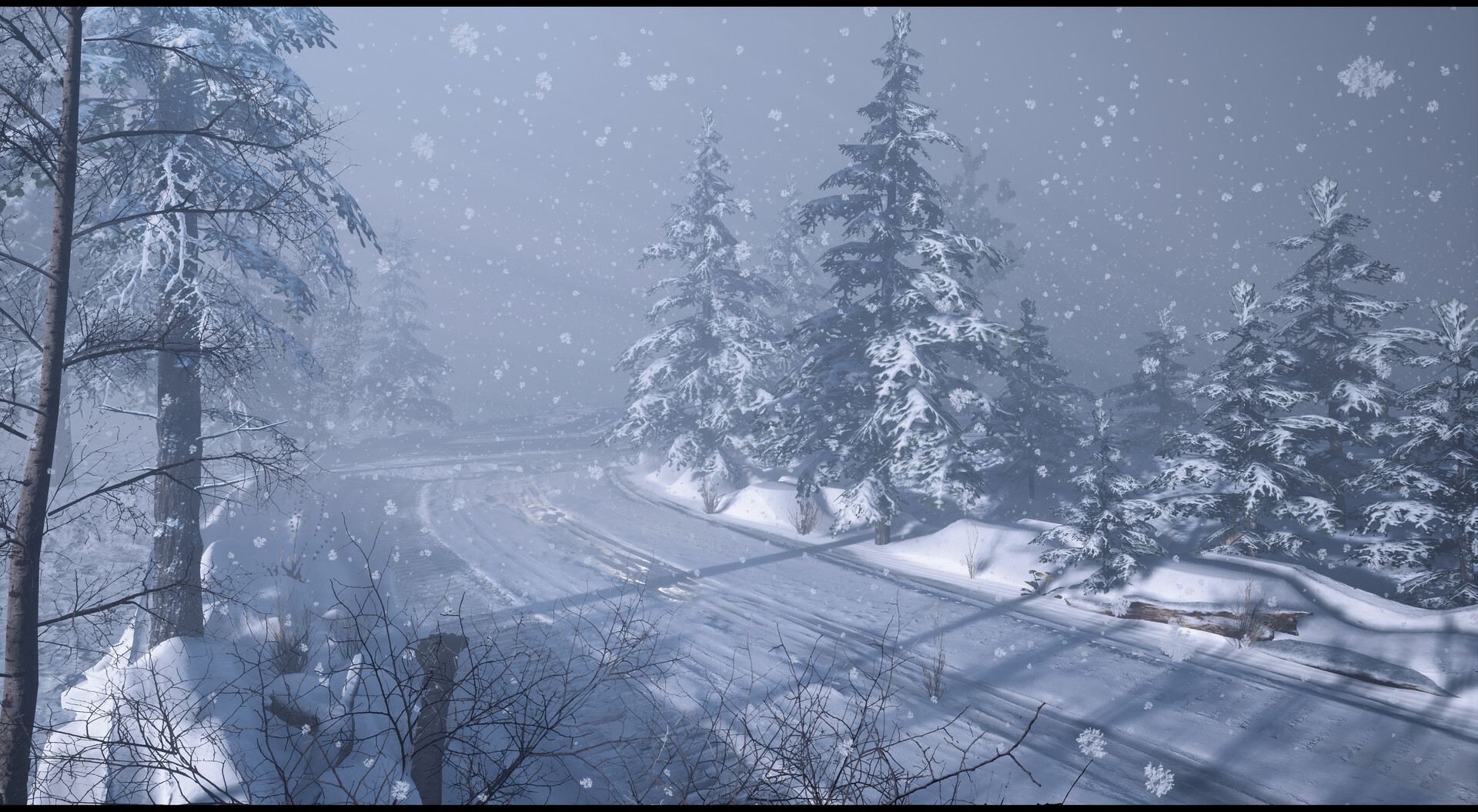 ArtStation - Snow Environment Unreal Engine 4