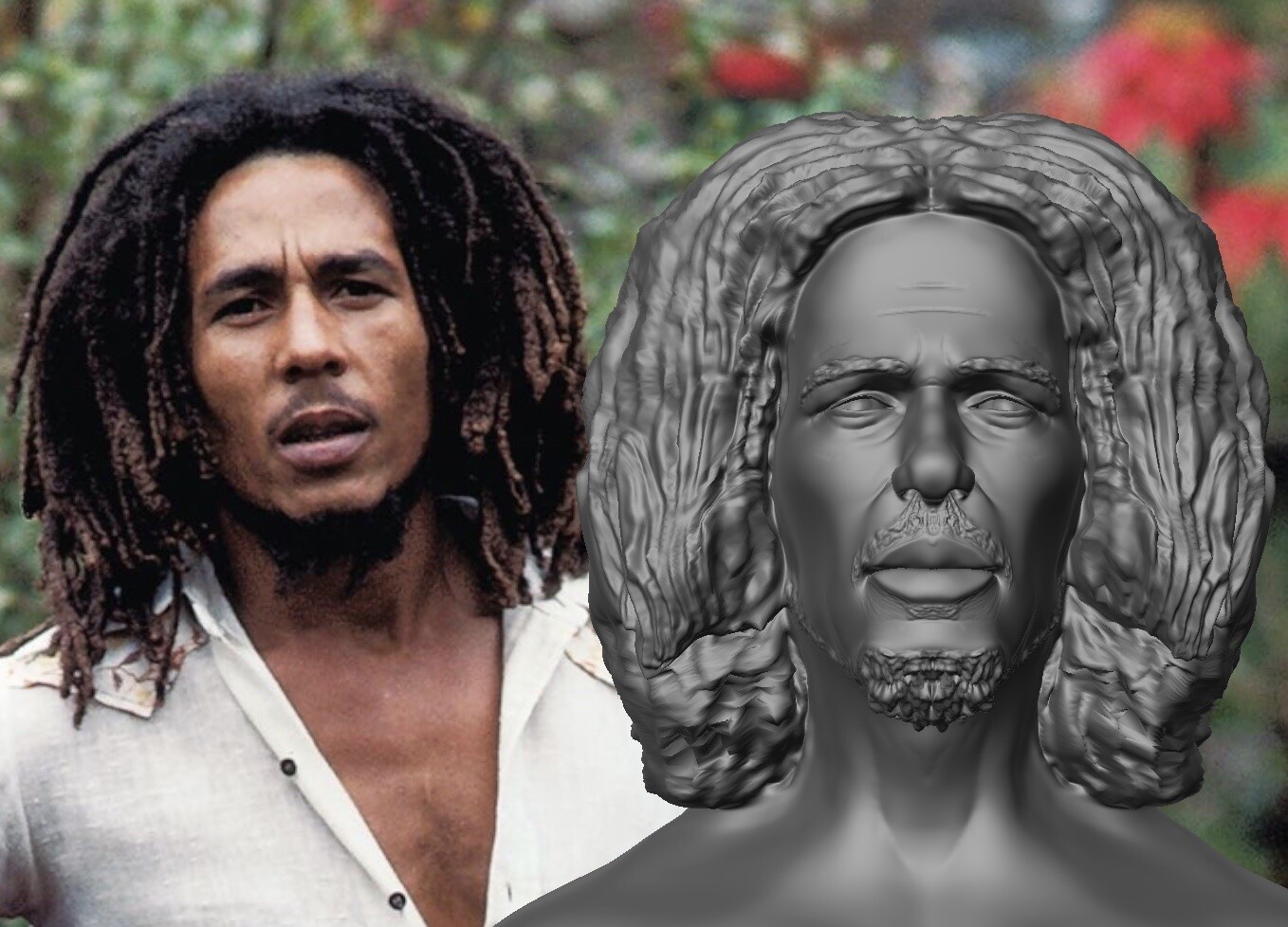 3d bob marley