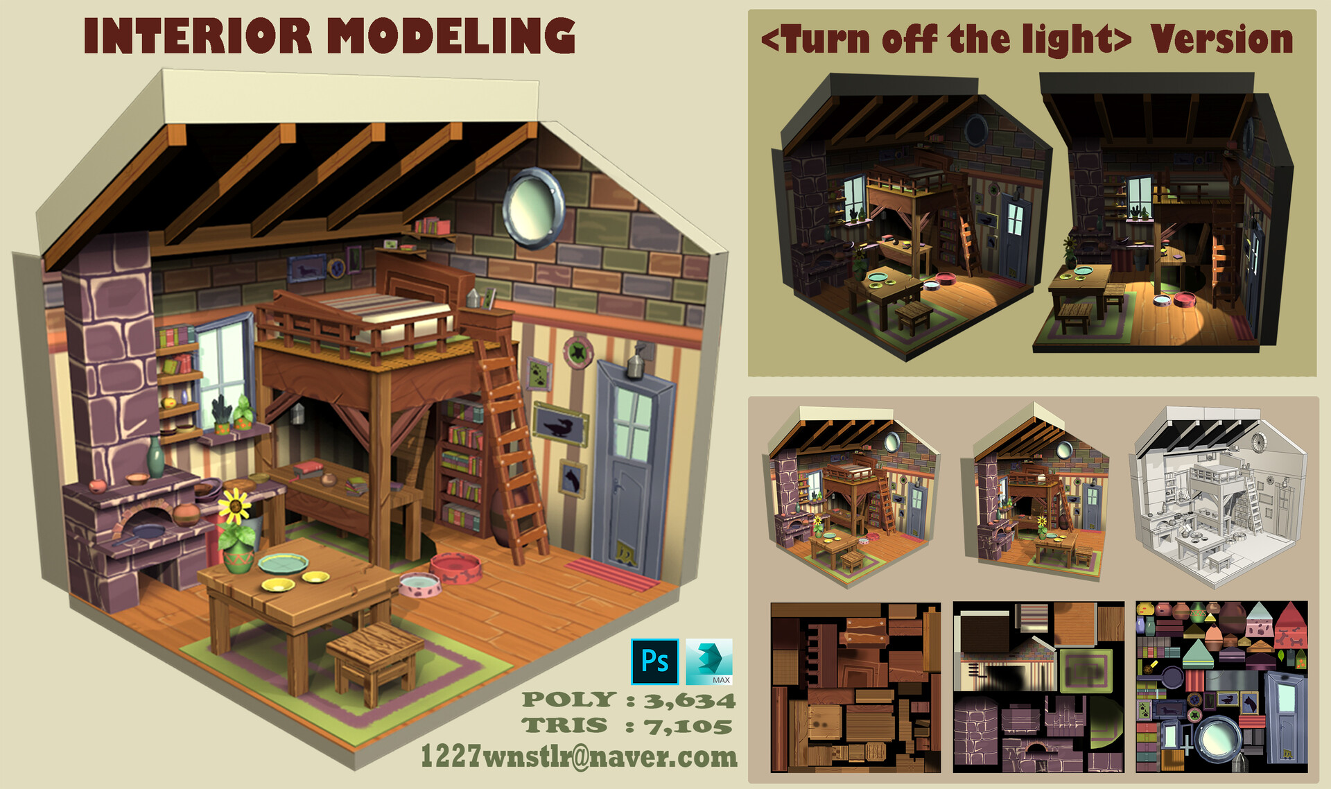 ArtStation - INTERIOR MODELING