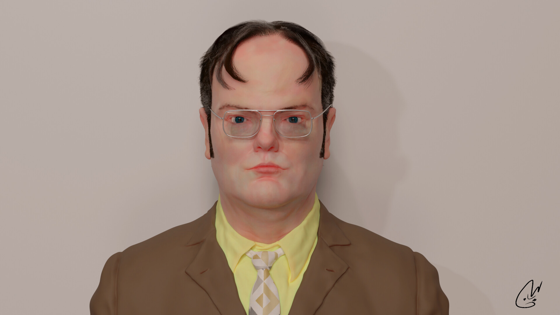 ArtStation - Dwight (Assistant to the regional manager) from the Office