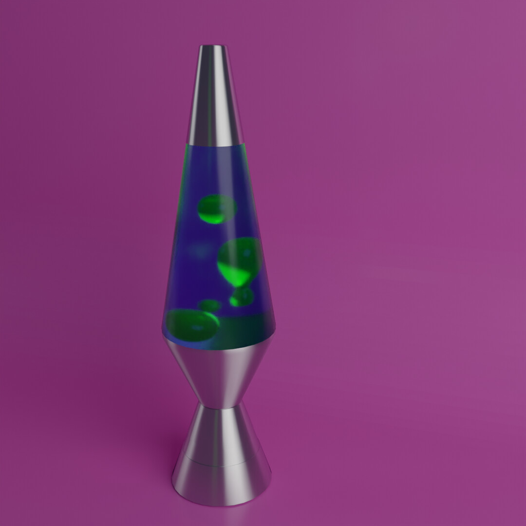 ArtStation - Lava lamp (daily render-day 13)