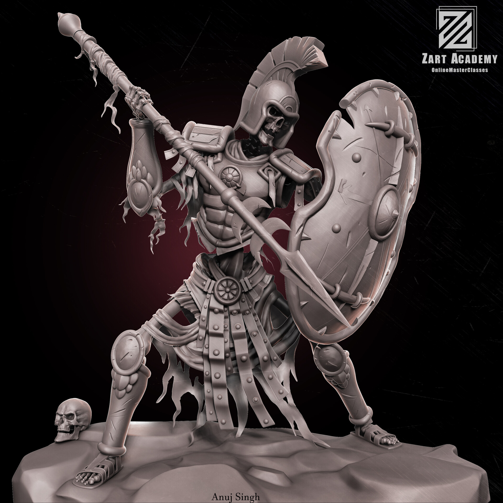 ArtStation - Skeleton Warrior