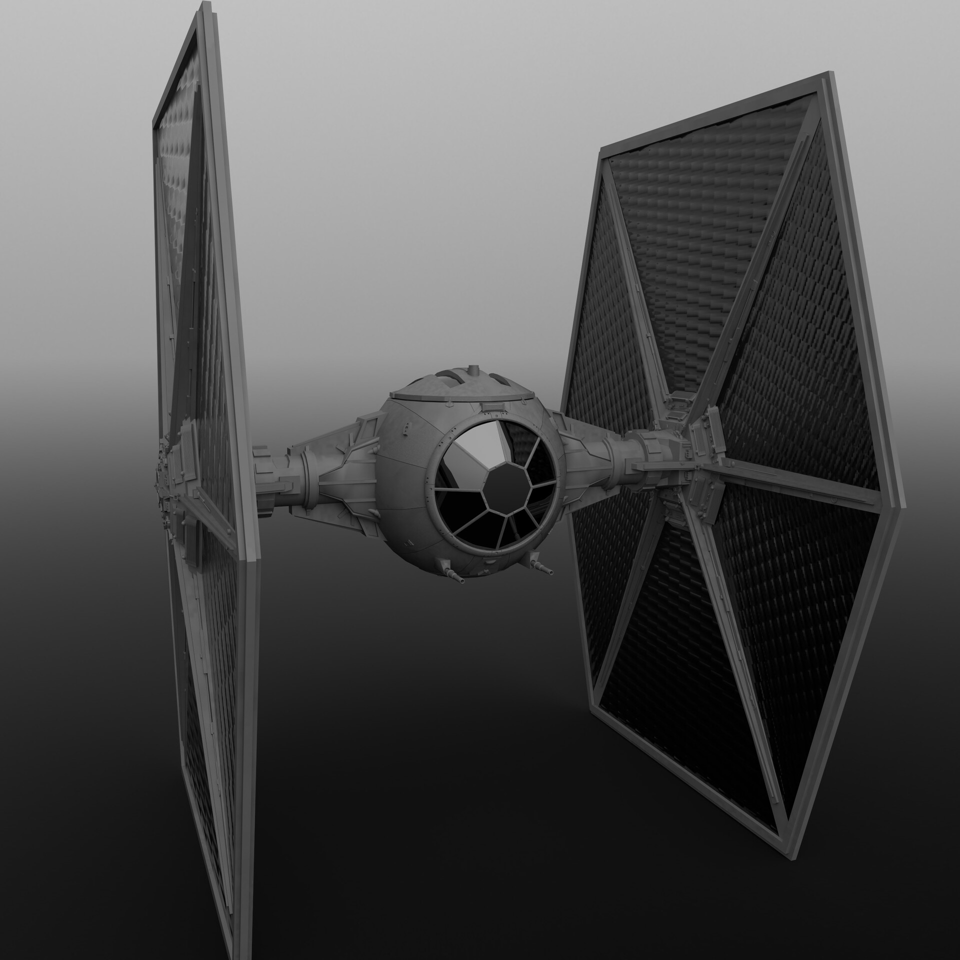 ArtStation - StarWars - Tie Fighter