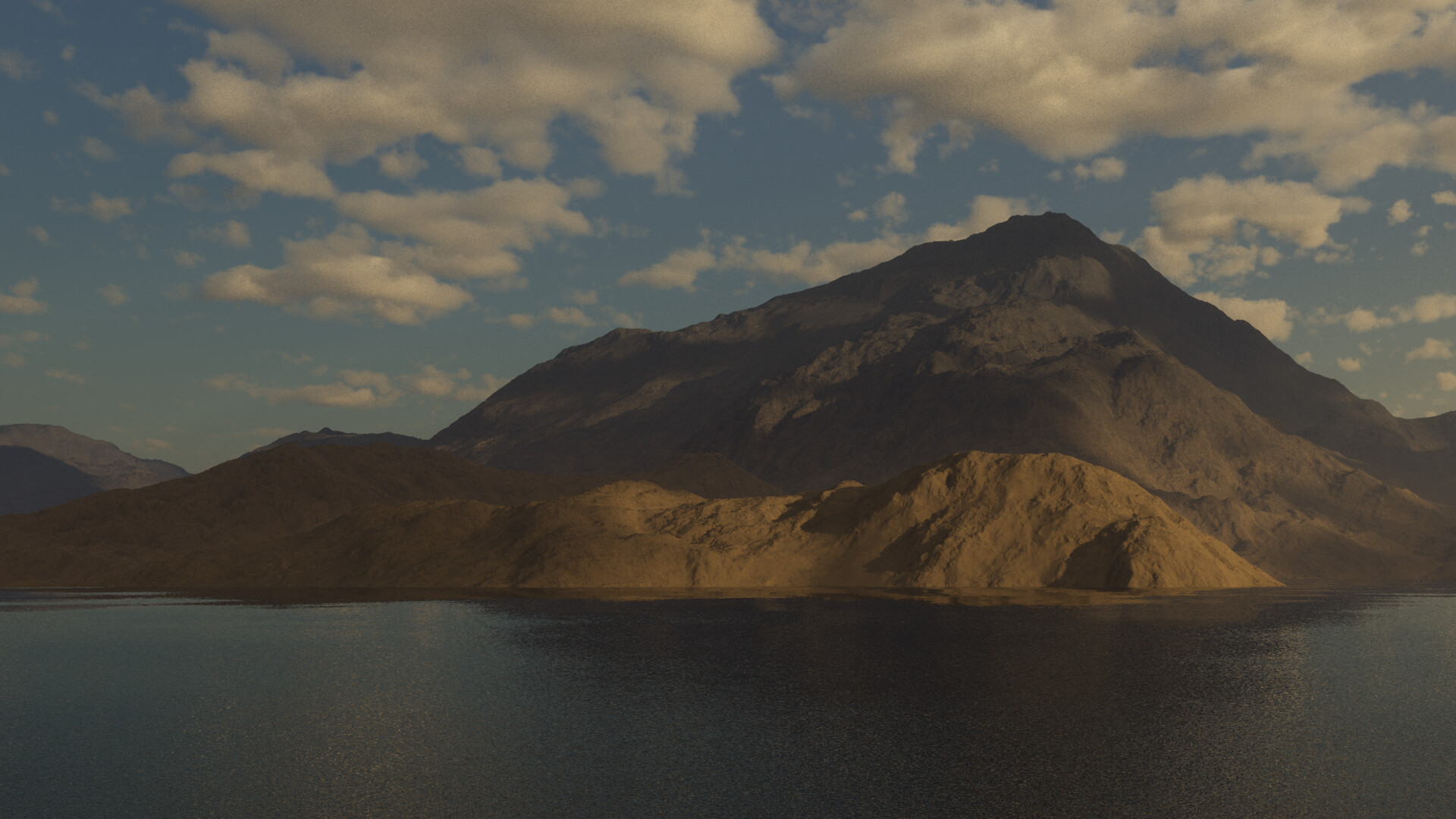 ArtStation - Mountain Scene