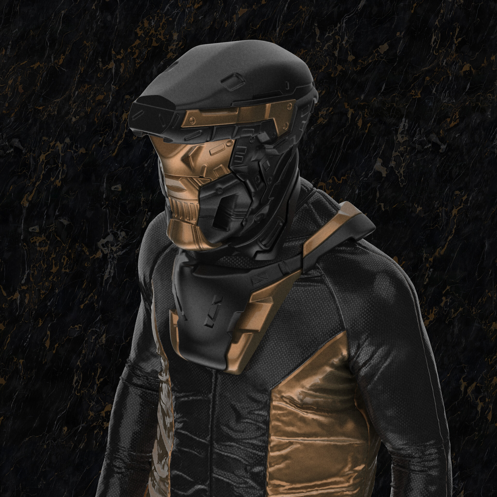 ArtStation - Golden Battle Trooper