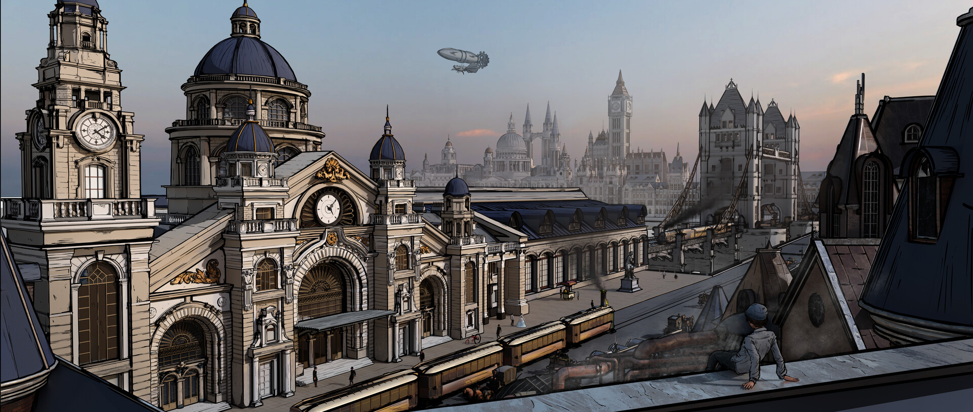 ArtStation - Victorian Railway Station