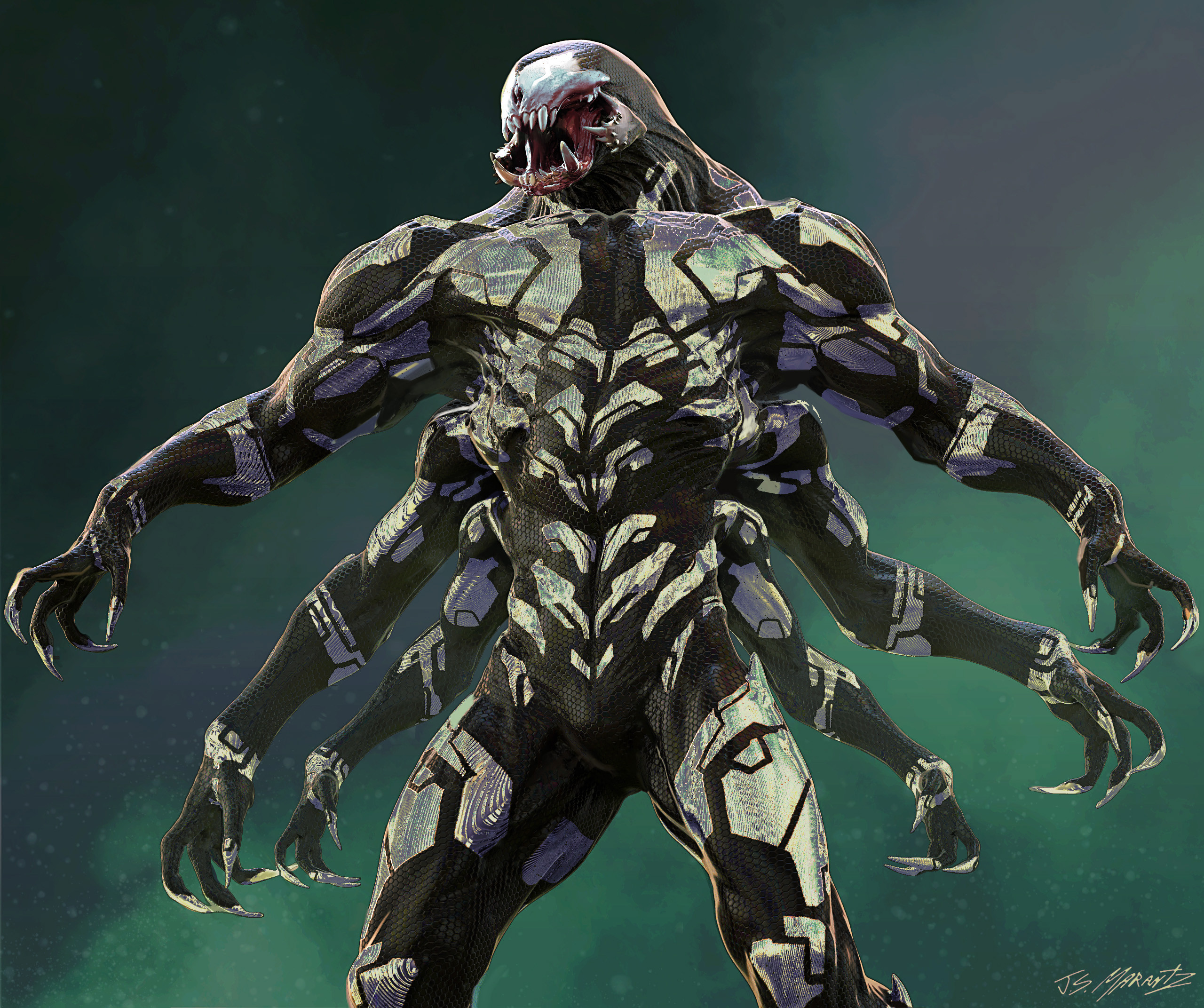 Jerad S. Marantz - AVENGERS Infinity War Outrider Design Exploration