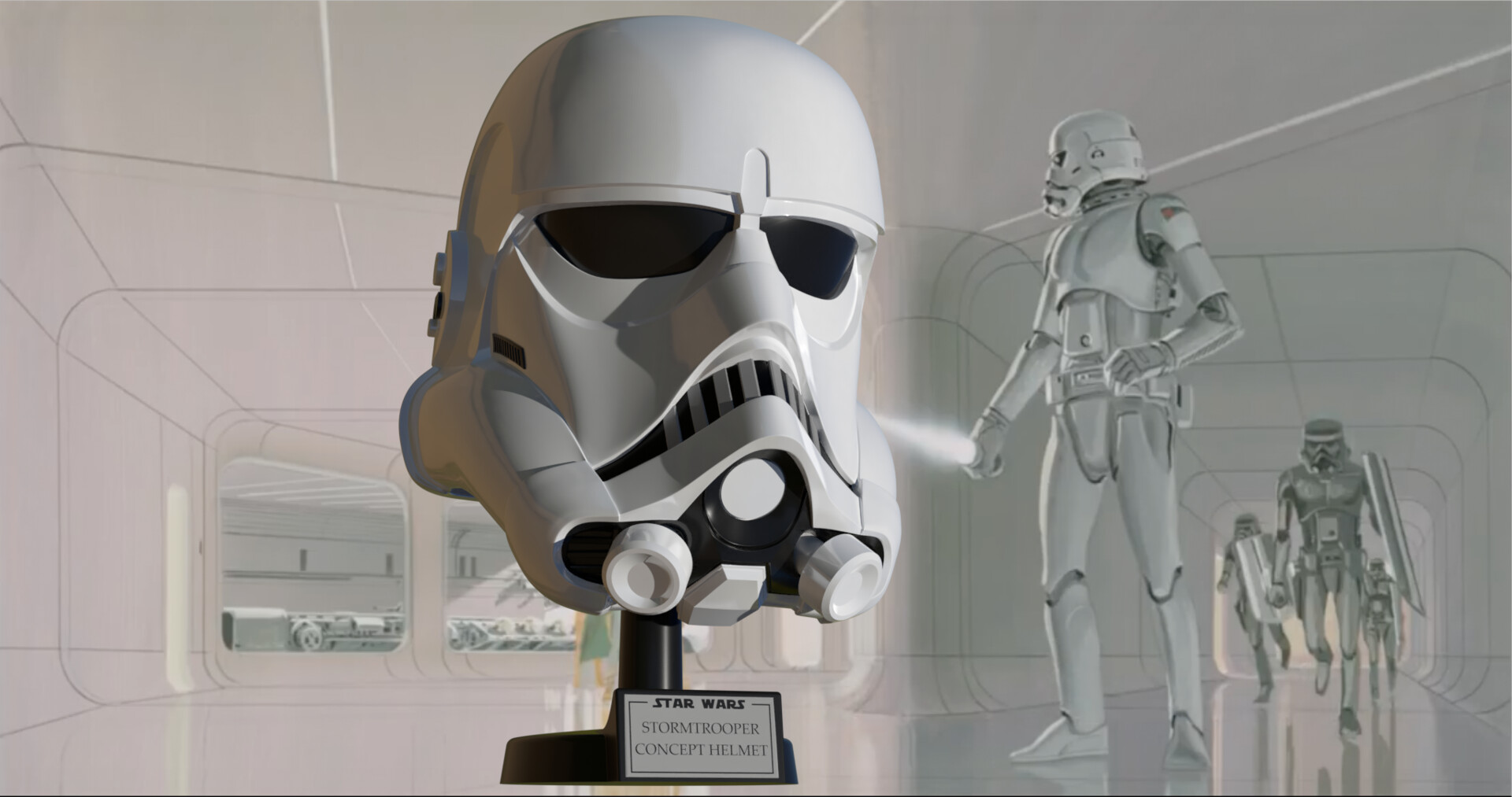 ArtStation - Stormtrooper helmet concept 'Version EFX'