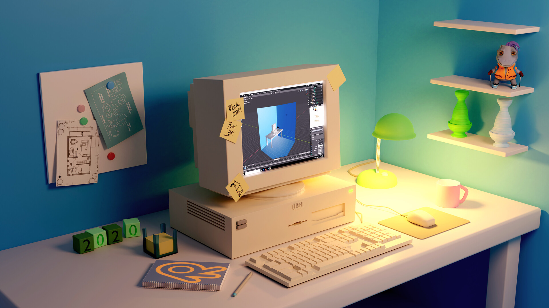 ArtStation - Low Poly Office