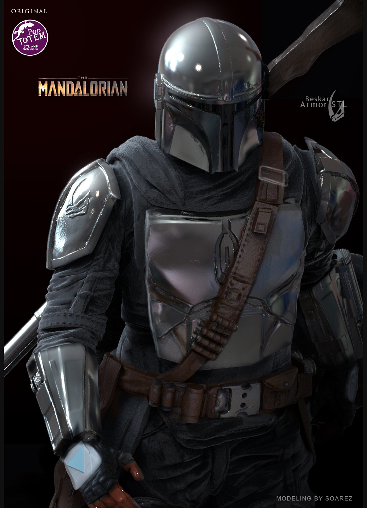 ArtStation - THE MANDALORIAN BESKAR ARMOR