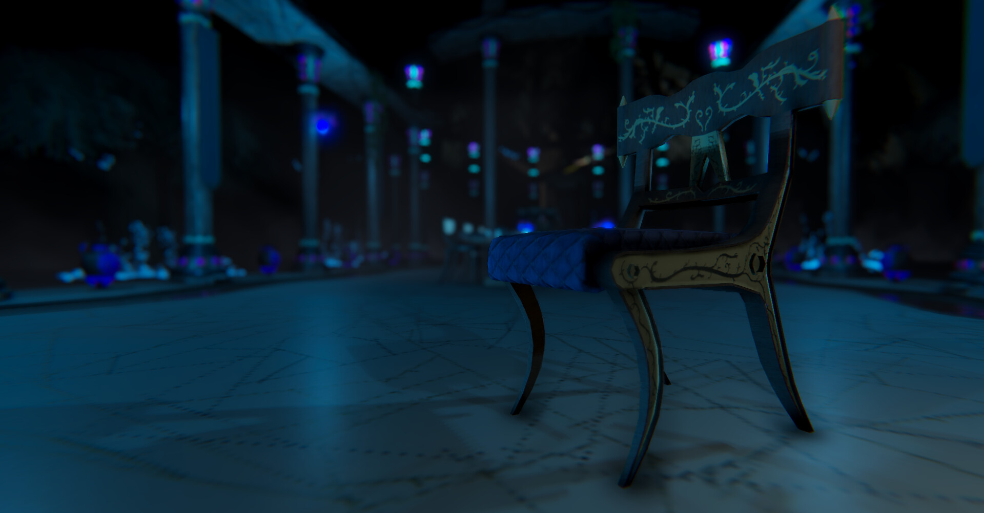 ArtStation - Temple Light Scene