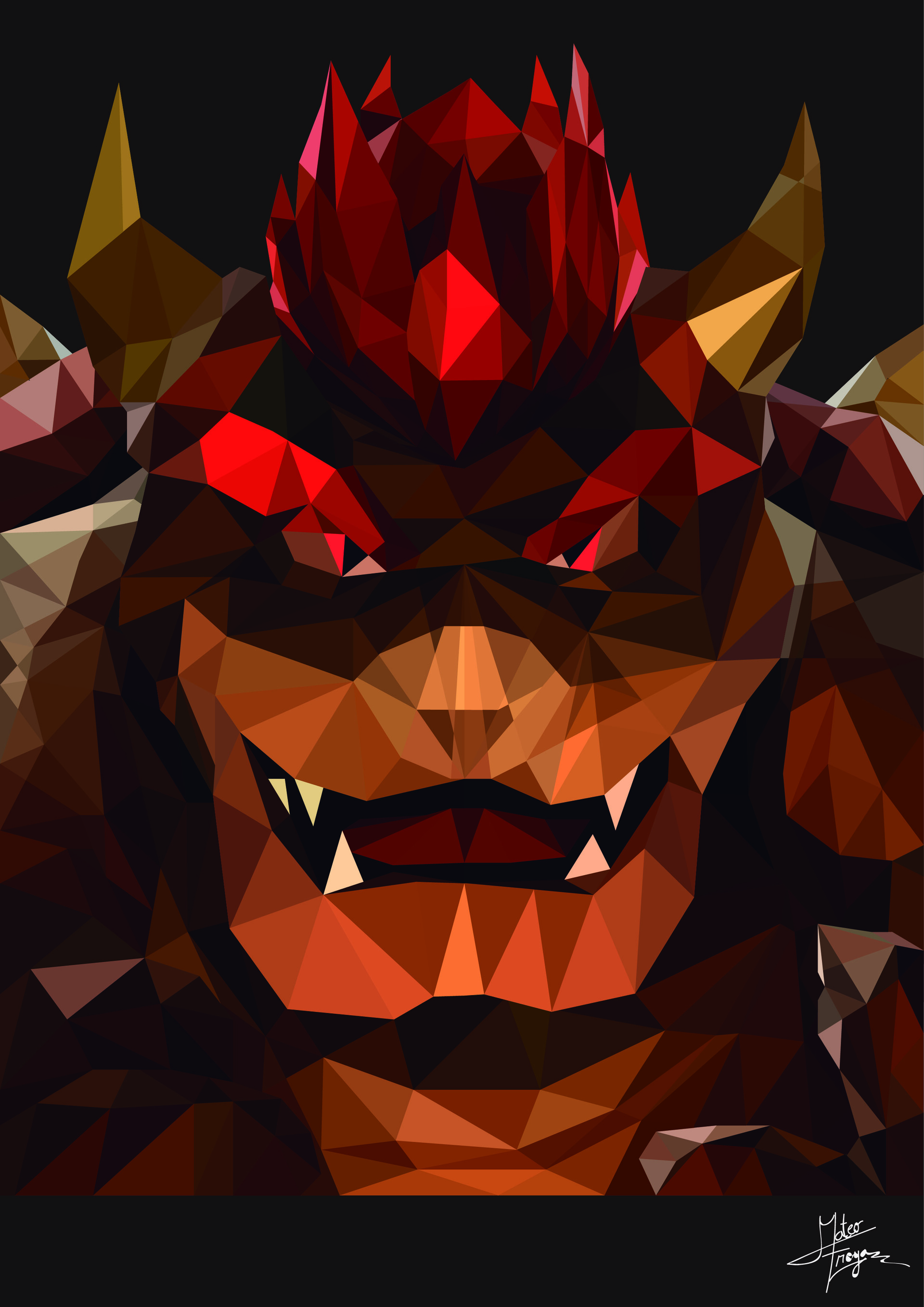 ArtStation - BOWSER LOW POLY