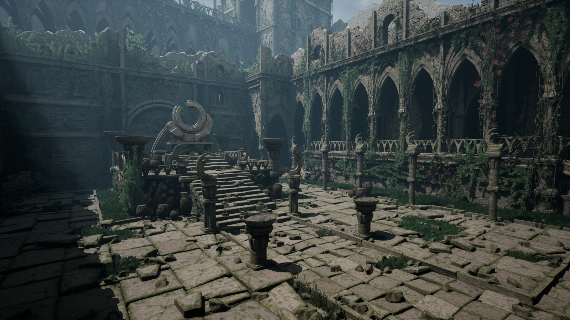 ArtStation - Overgrown Ruins (UE4)