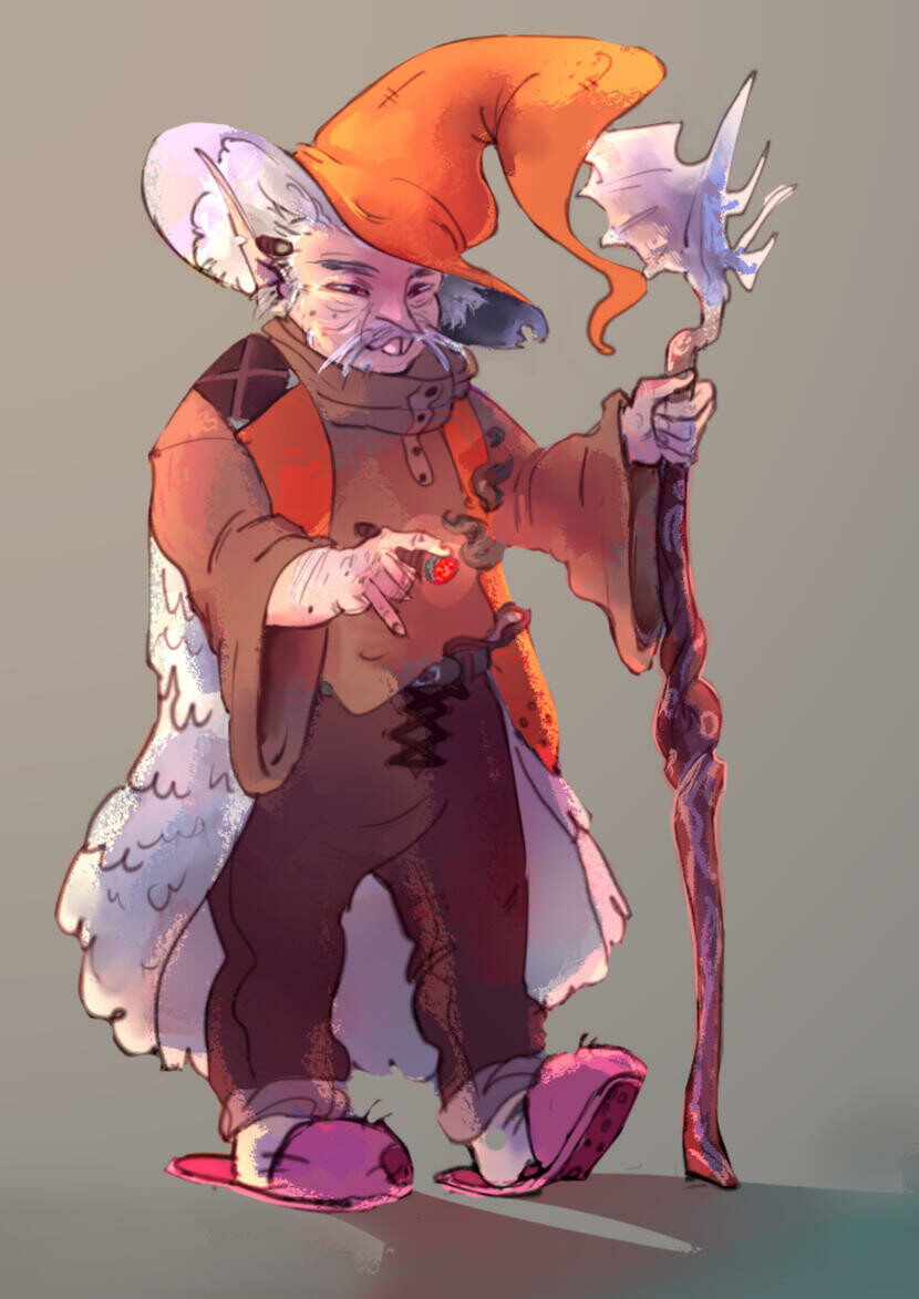 ArtStation - cheese wizard