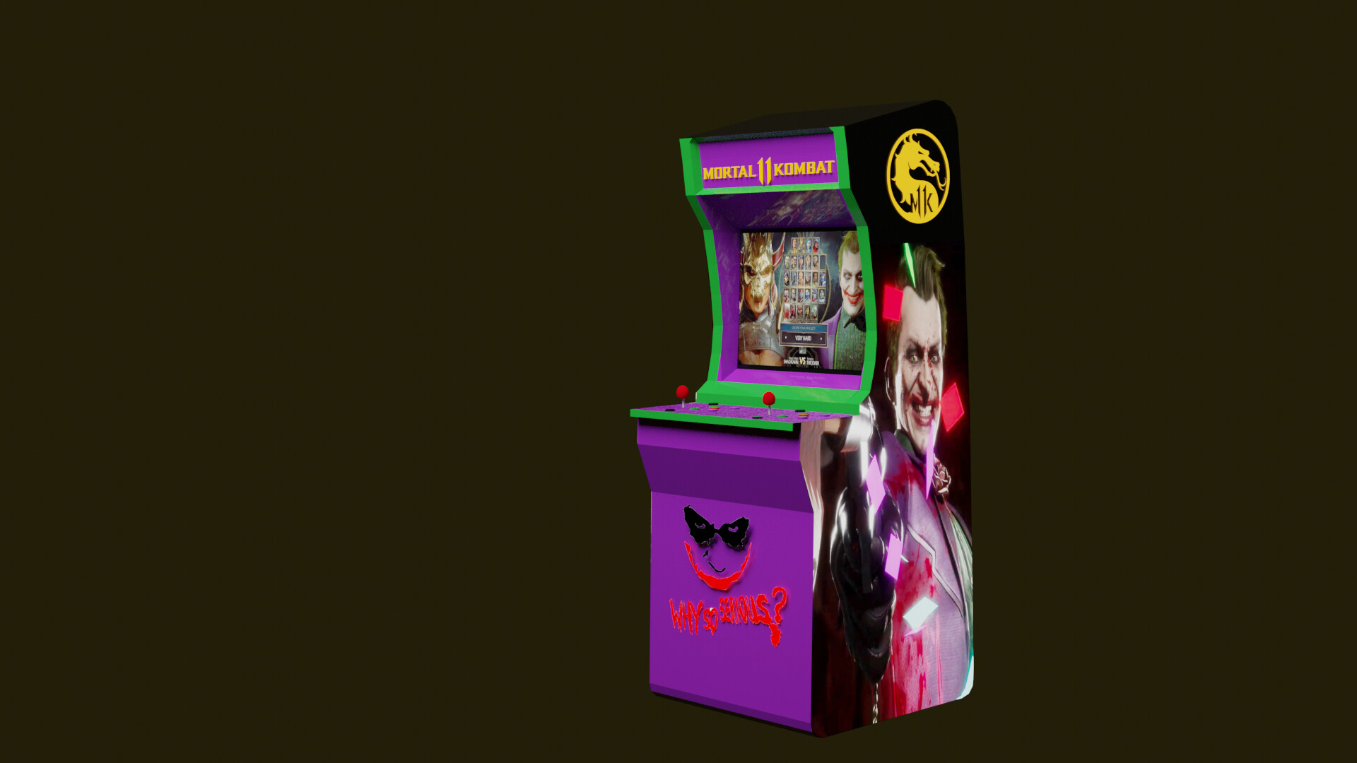 ArtStation - Joker MK11 Arcade