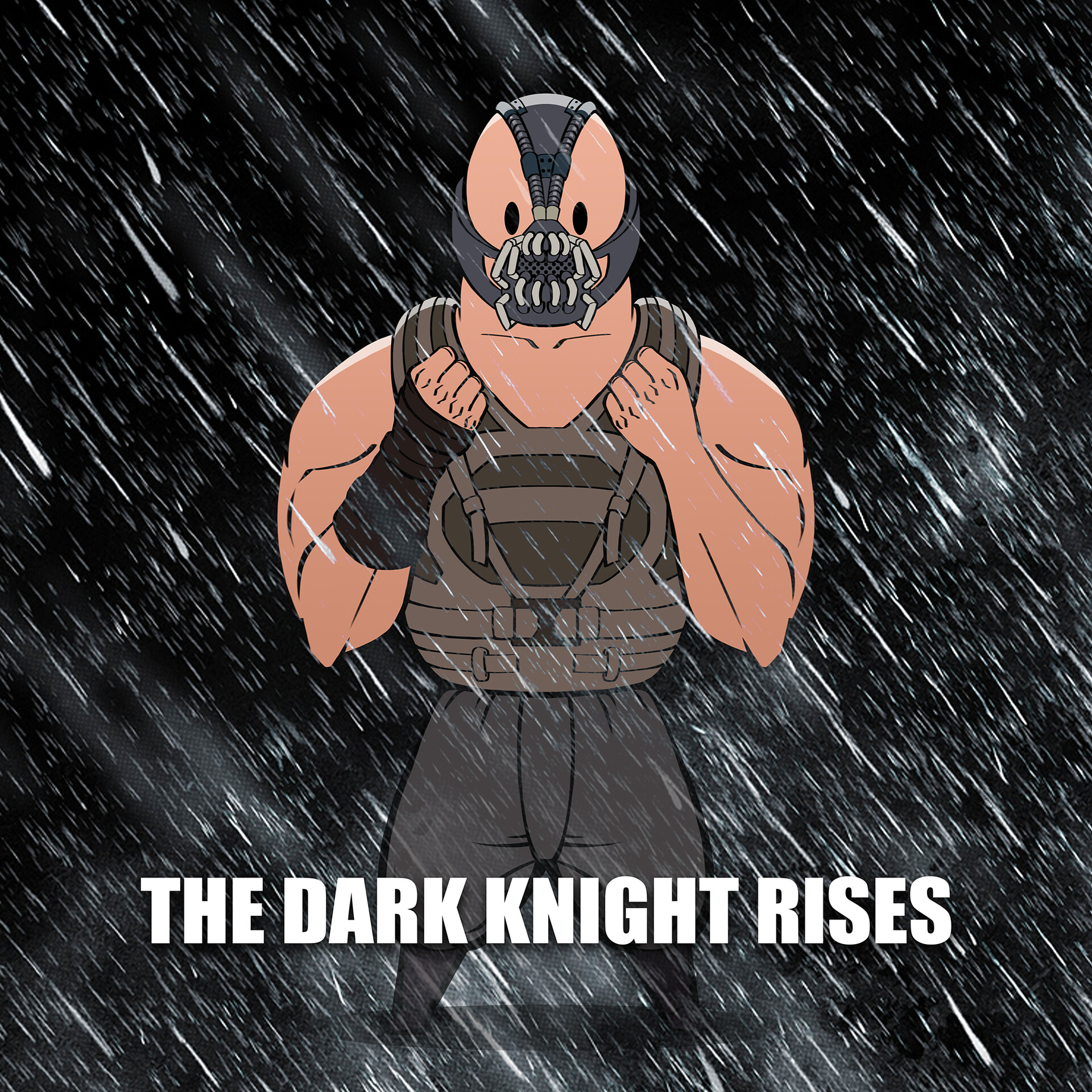 ArtStation - THE DARK KNIGHT RISES_BANE