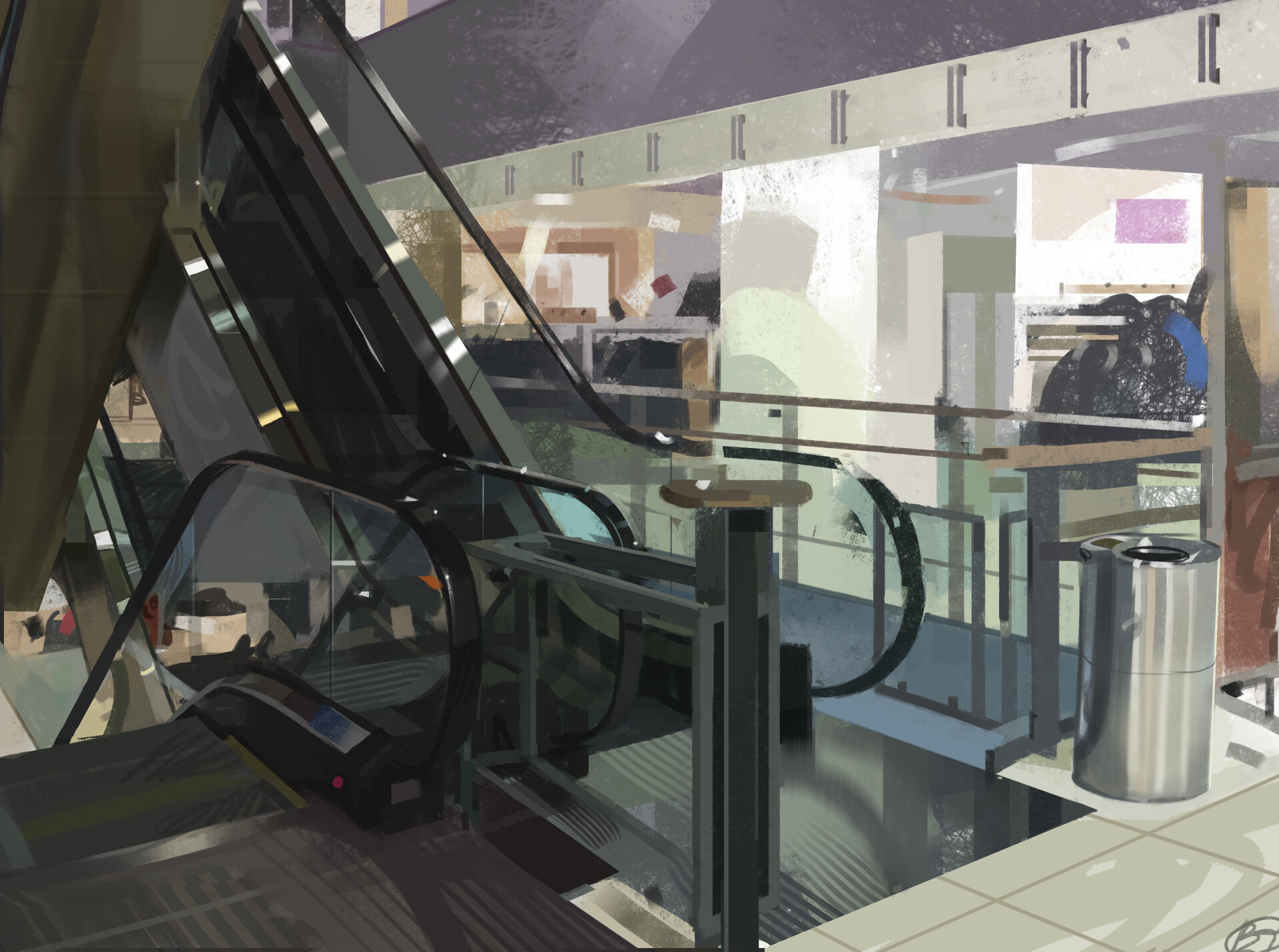 ArtStation - Escalators