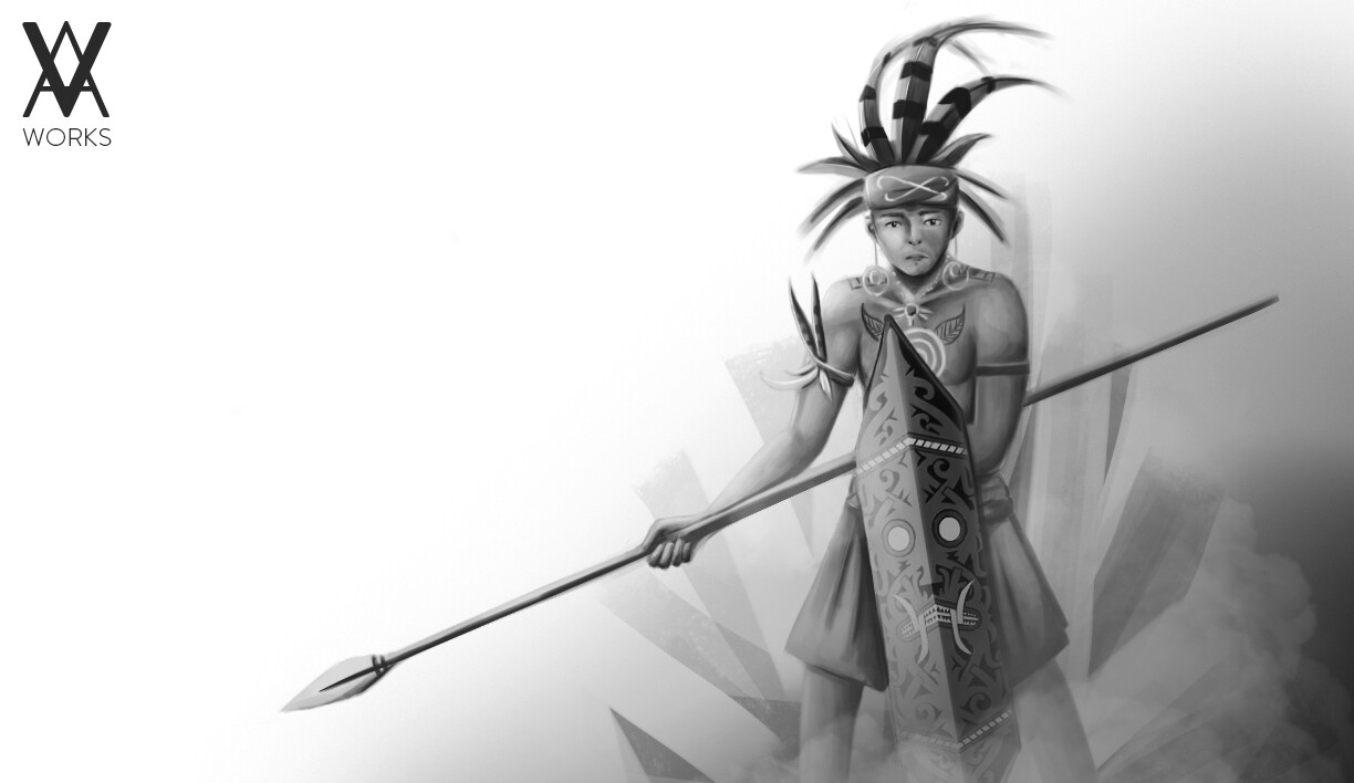 Native Warrior Drawings