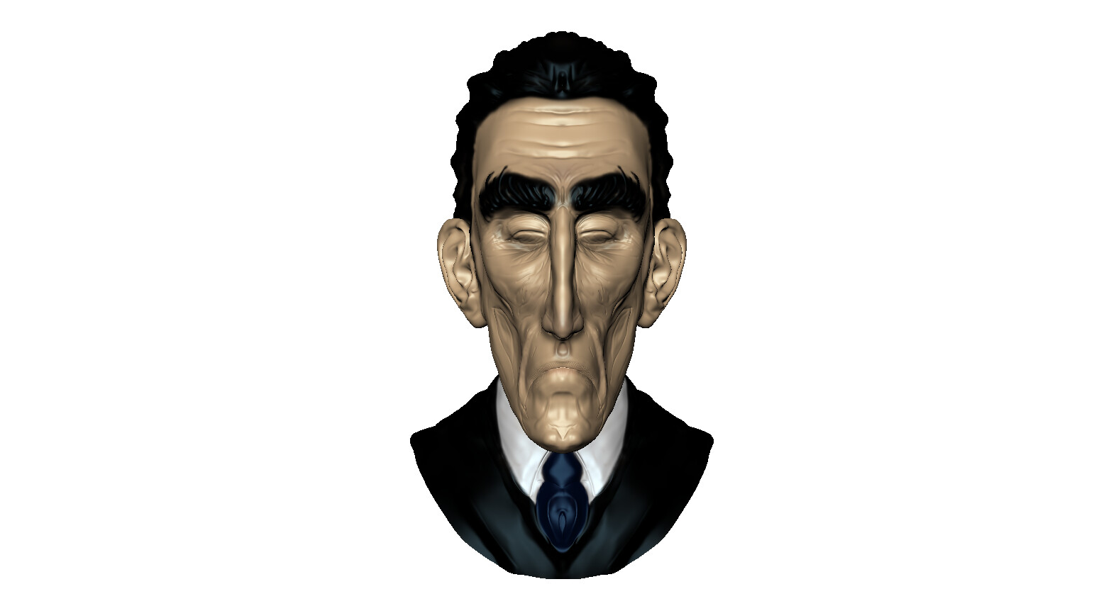 ArtStation - old man sculptinge in mudbox