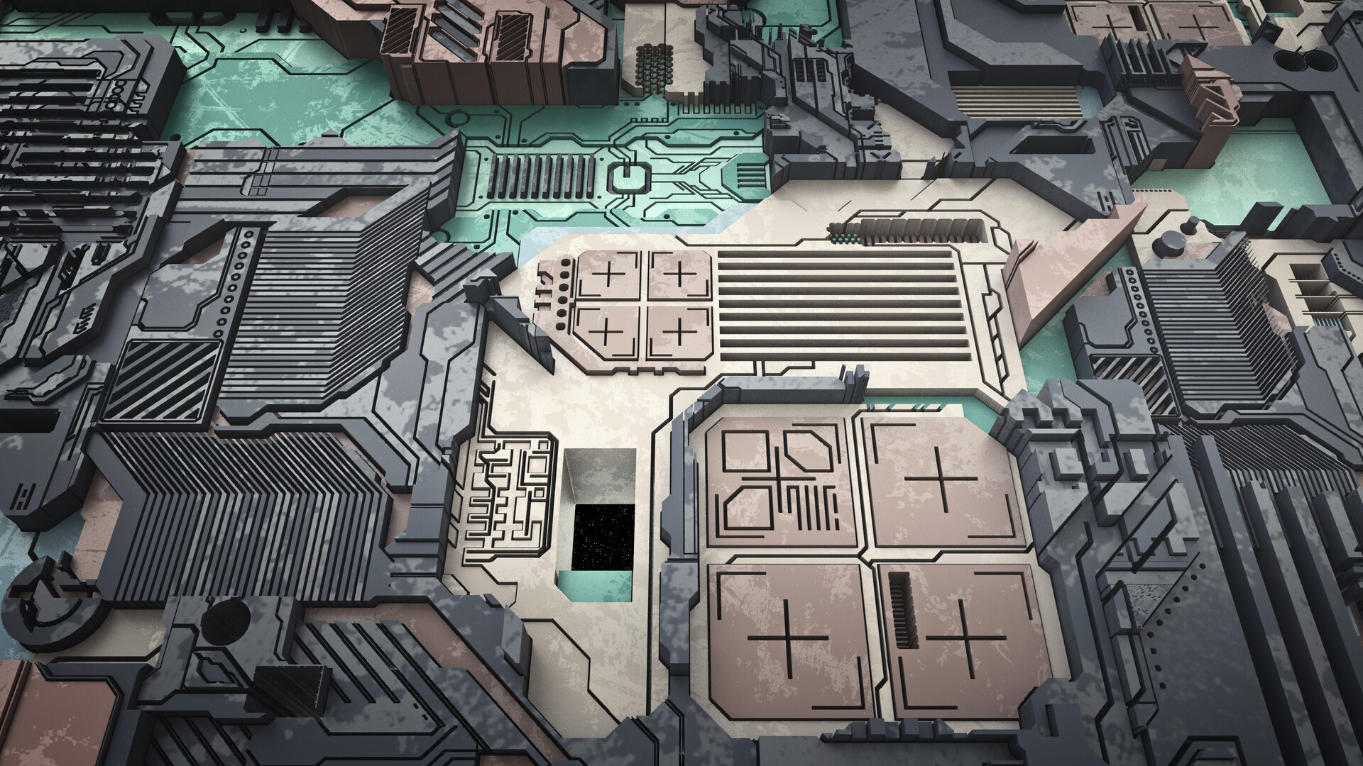 futuristic panel design