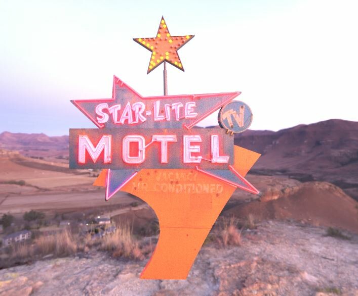 ArtStation - 3D Motel Signs (Blender)