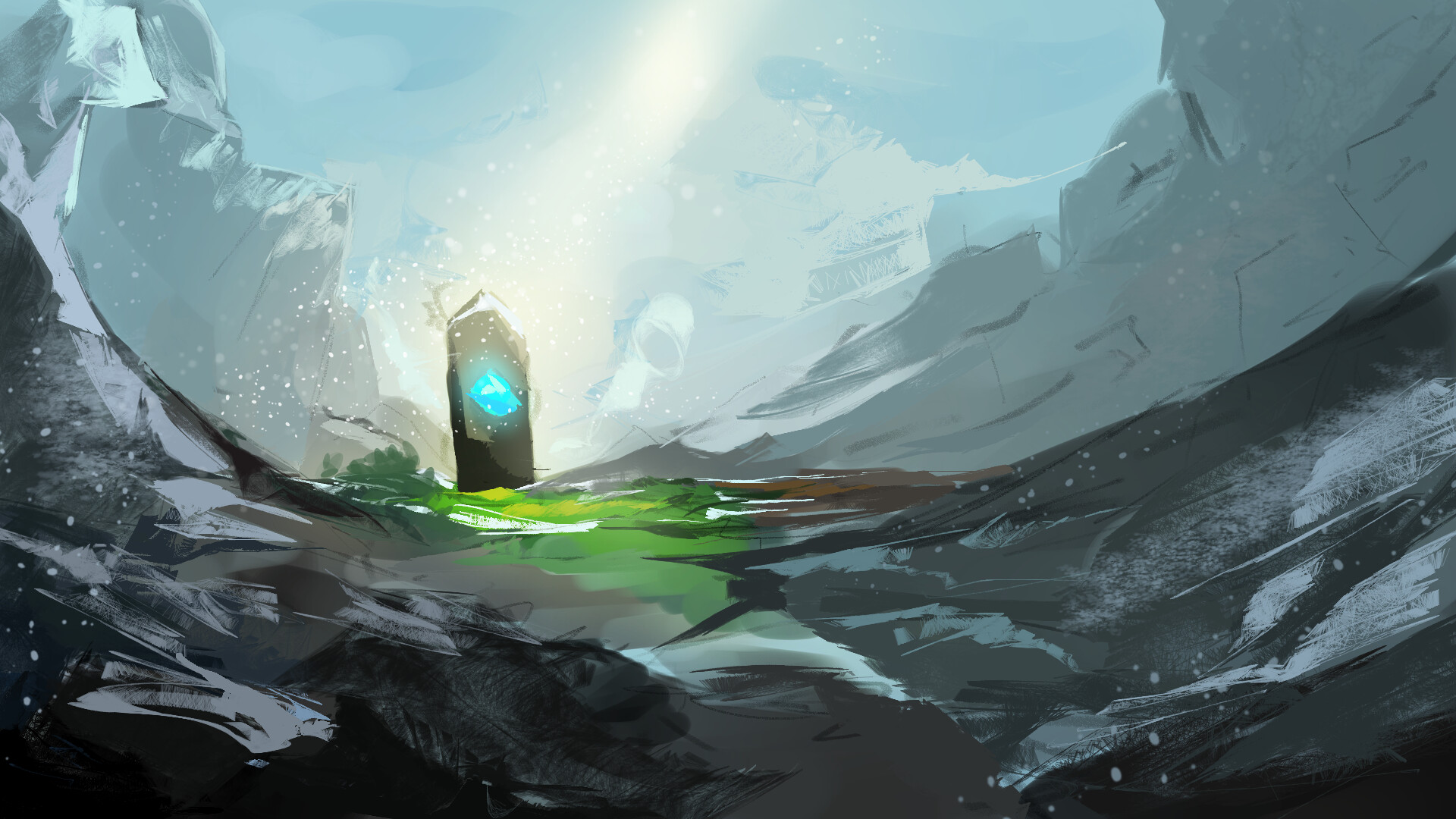 ArtStation - Magic Monolith Speedart