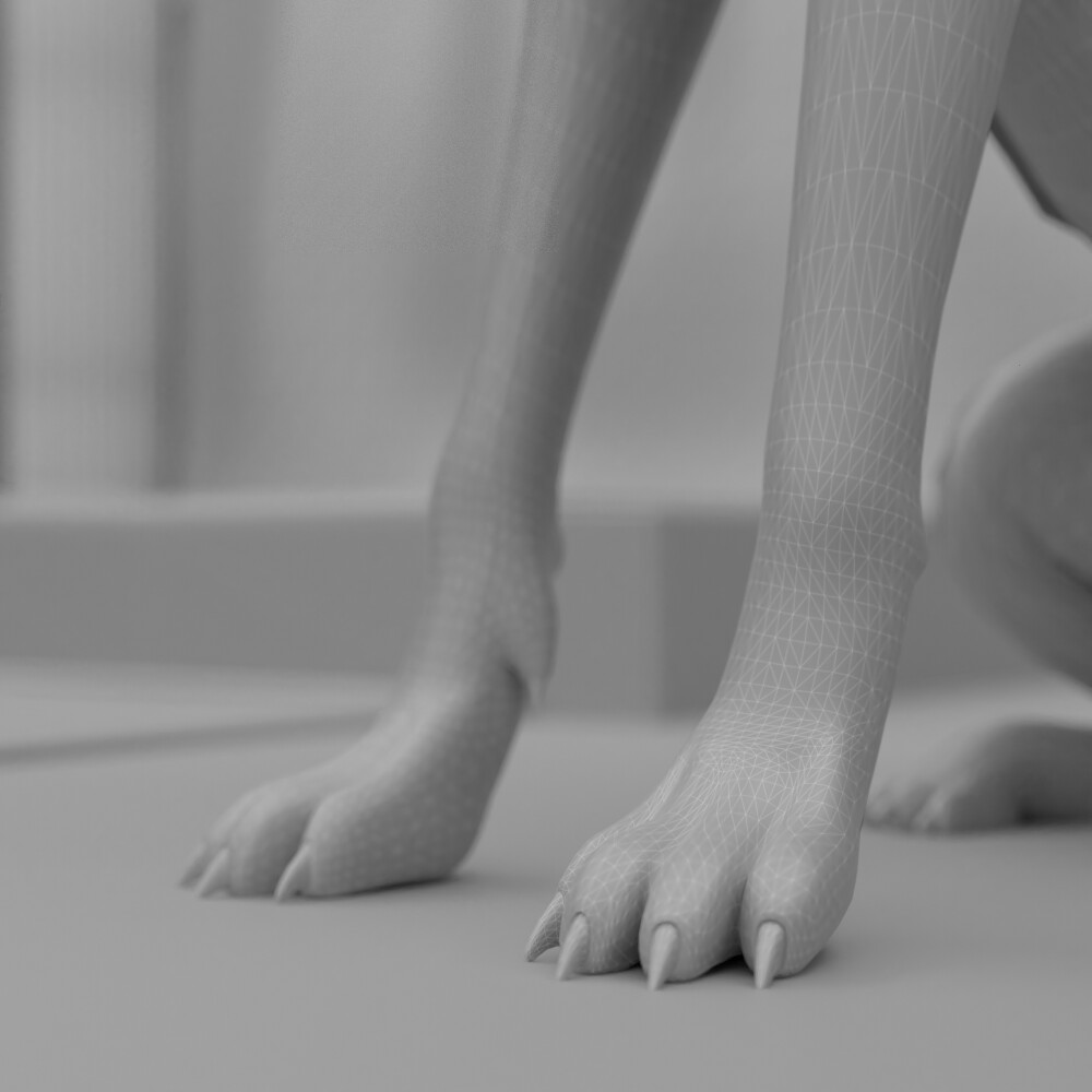 Grant Simonyan - CGI wolf