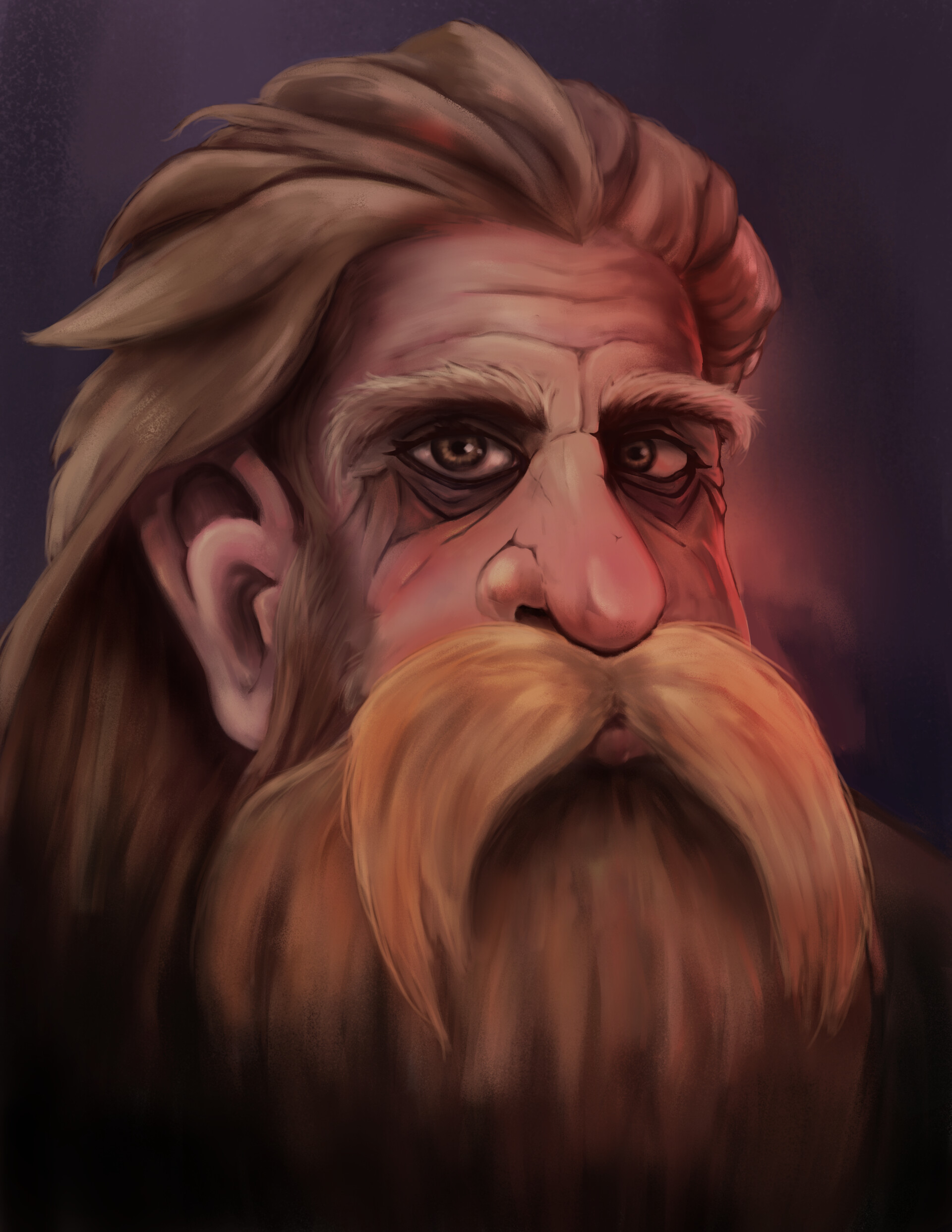 ArtStation - Dwarf Portrait