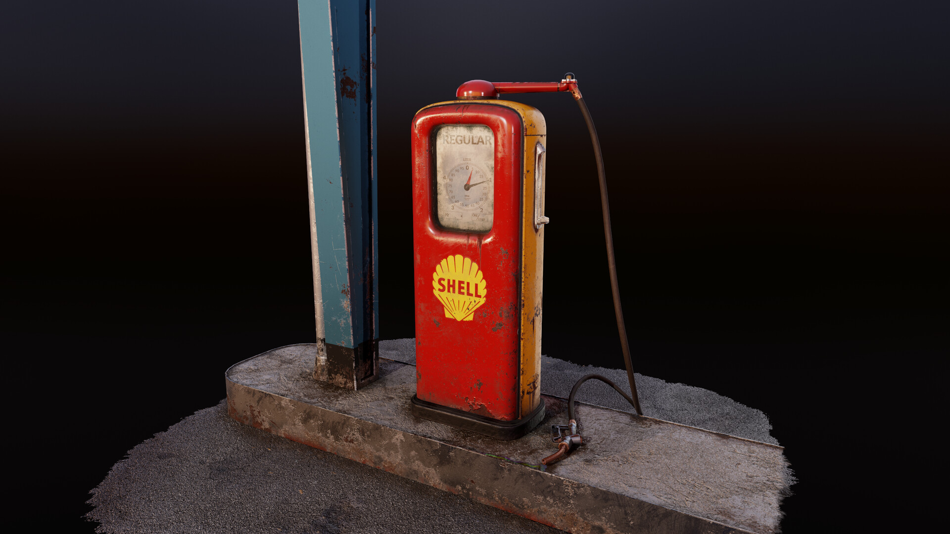 ArtStation - Petrol Pump