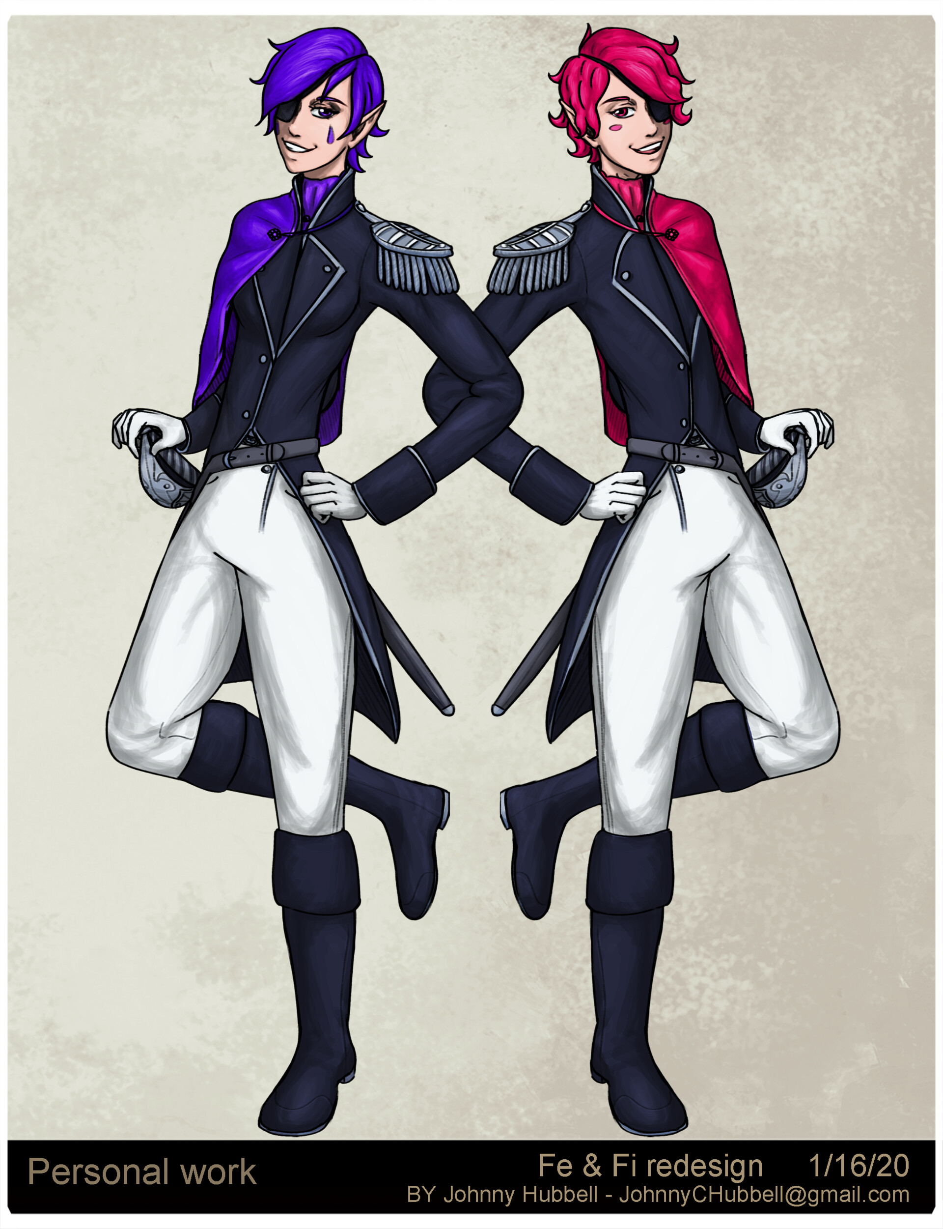 ArtStation - Fe and Fi Redesigns