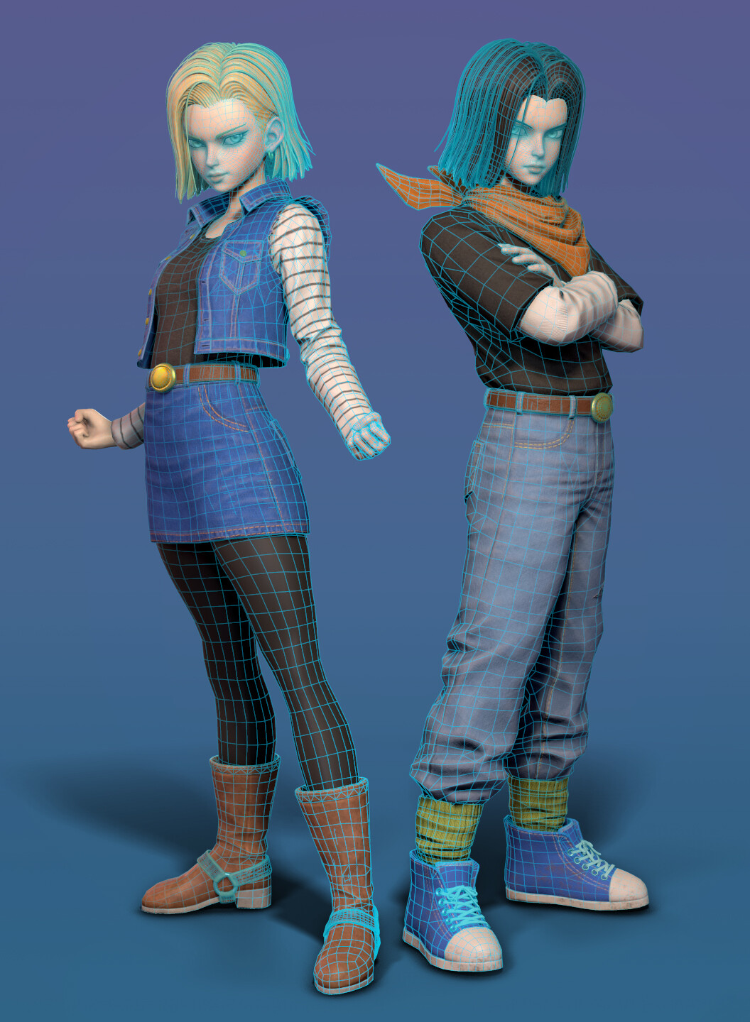 Gunnart . - Android 18 & 17