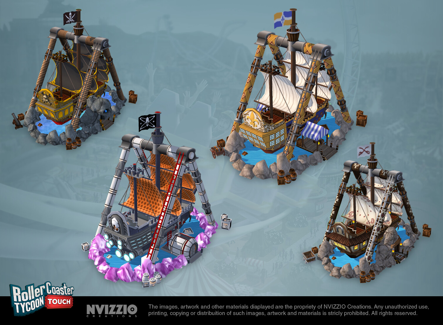 Thomas Mauri-Lachaine - Roller Coaster Tycoon Touch - Skins