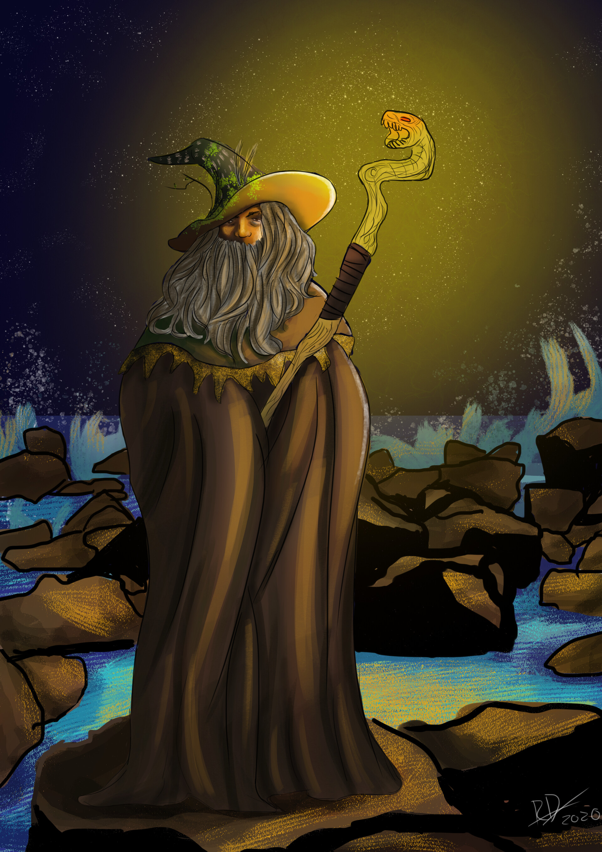 ArtStation - The wizard Nilrem