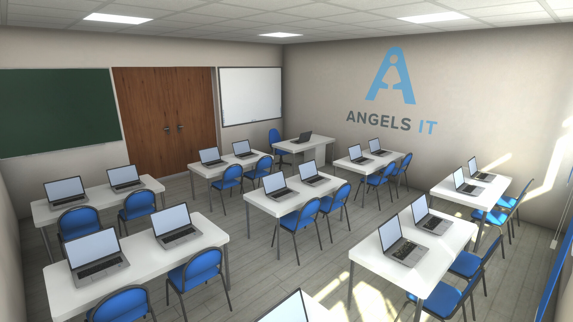 ArtStation - Visualization of classrooms in Unity.