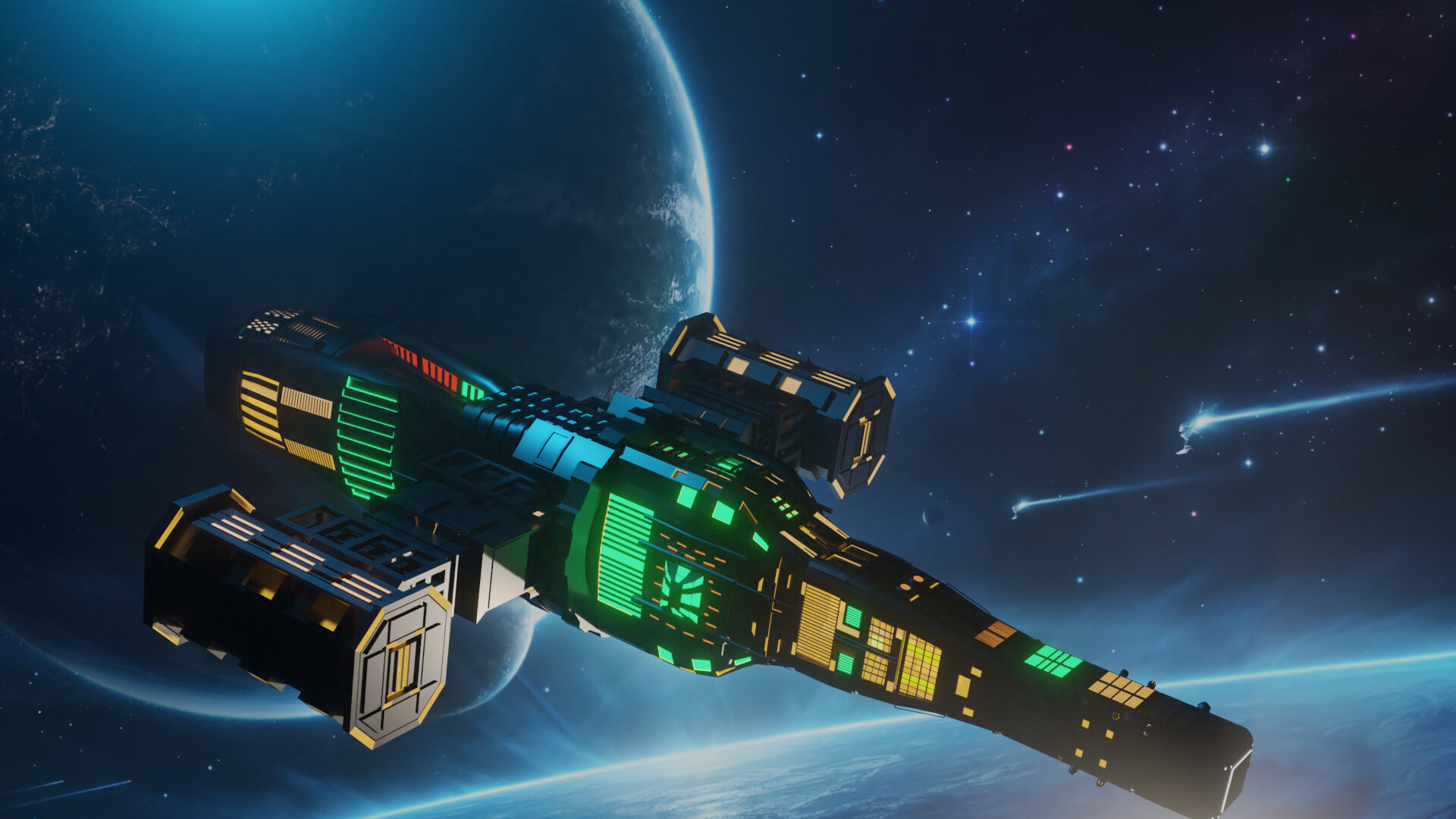 ArtStation - Spaceship Render