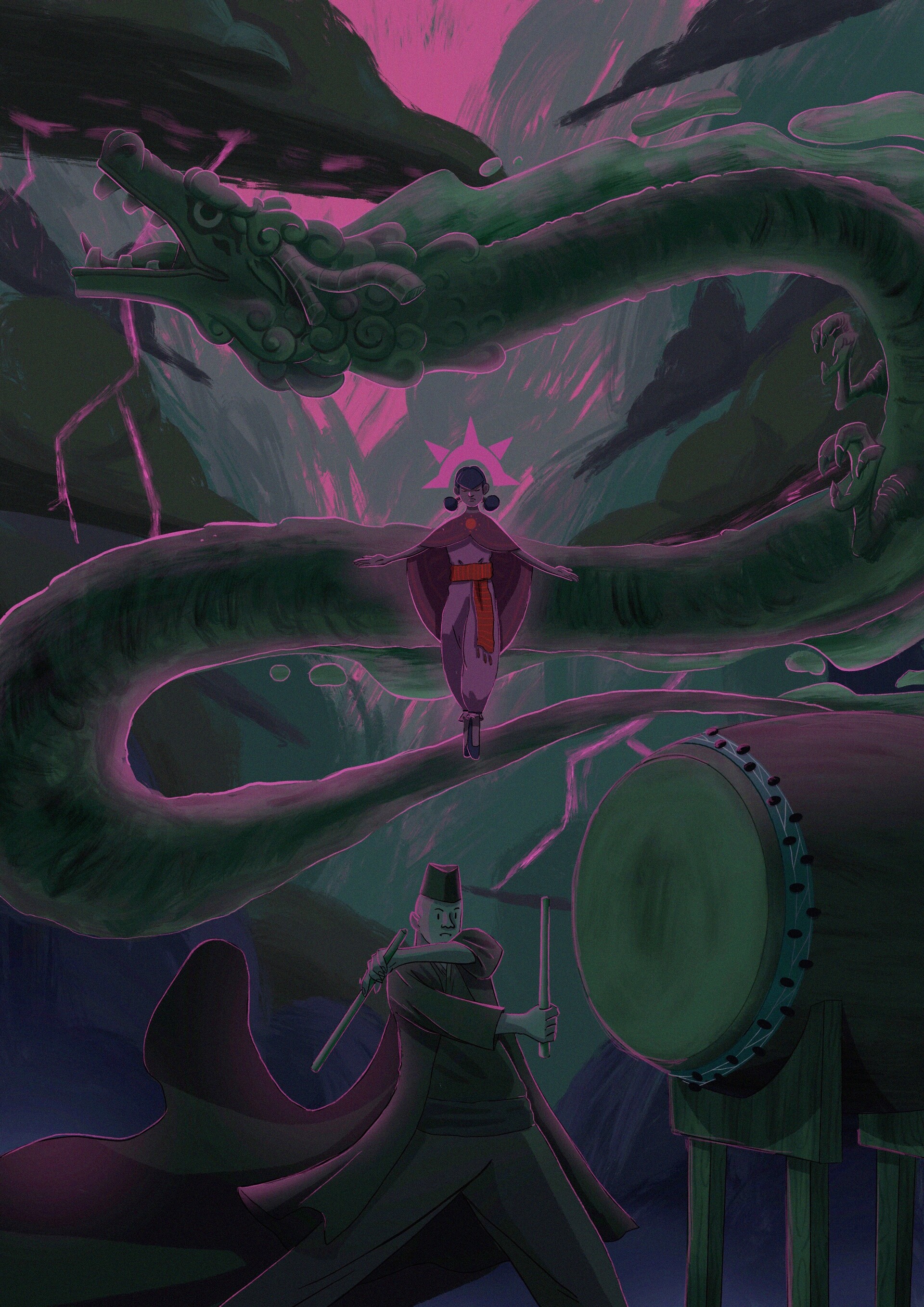 ArtStation - Dragon Dancer