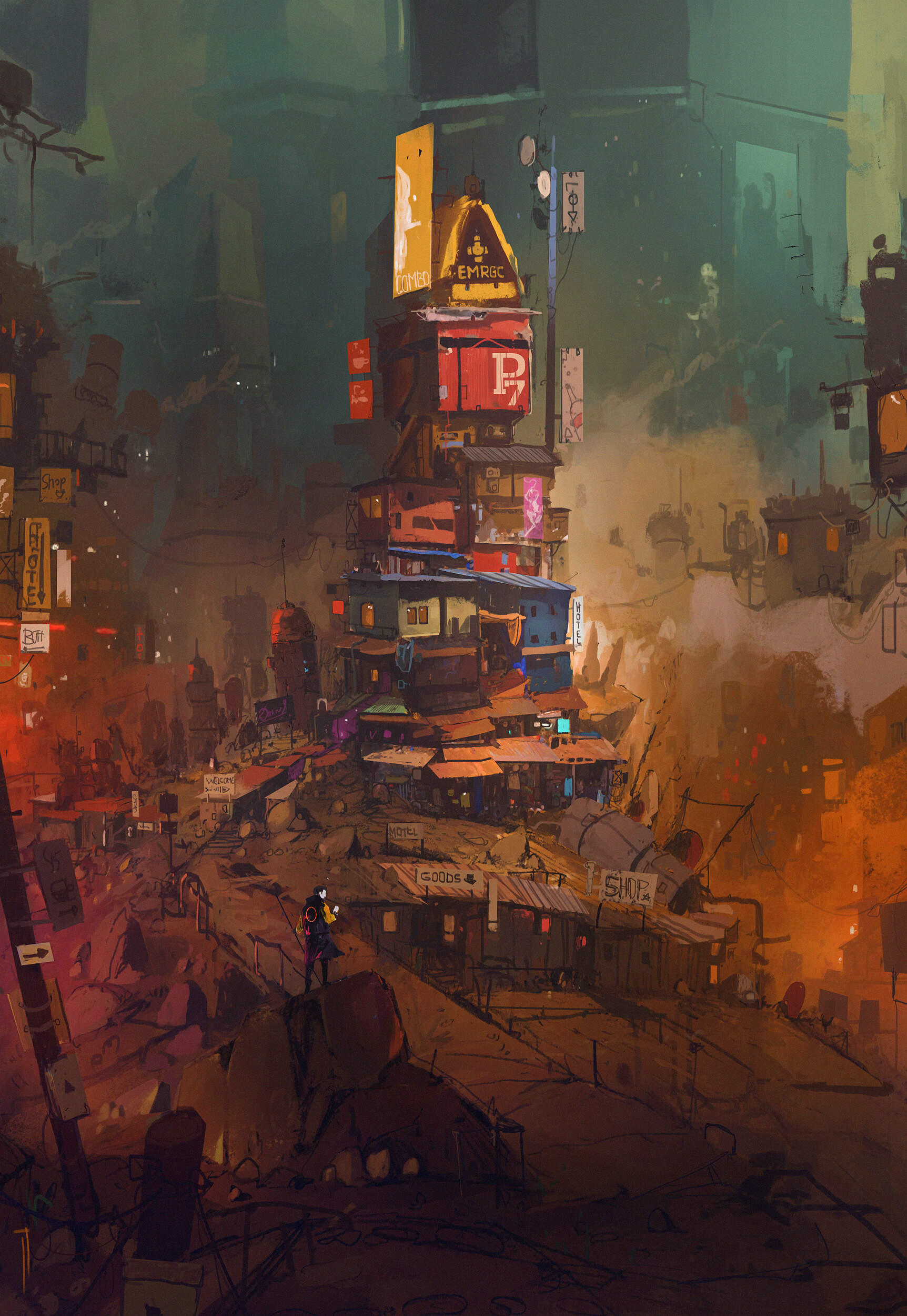 Distant Buyer by Ismail Inceoglu : r/ImaginaryCyberpunk