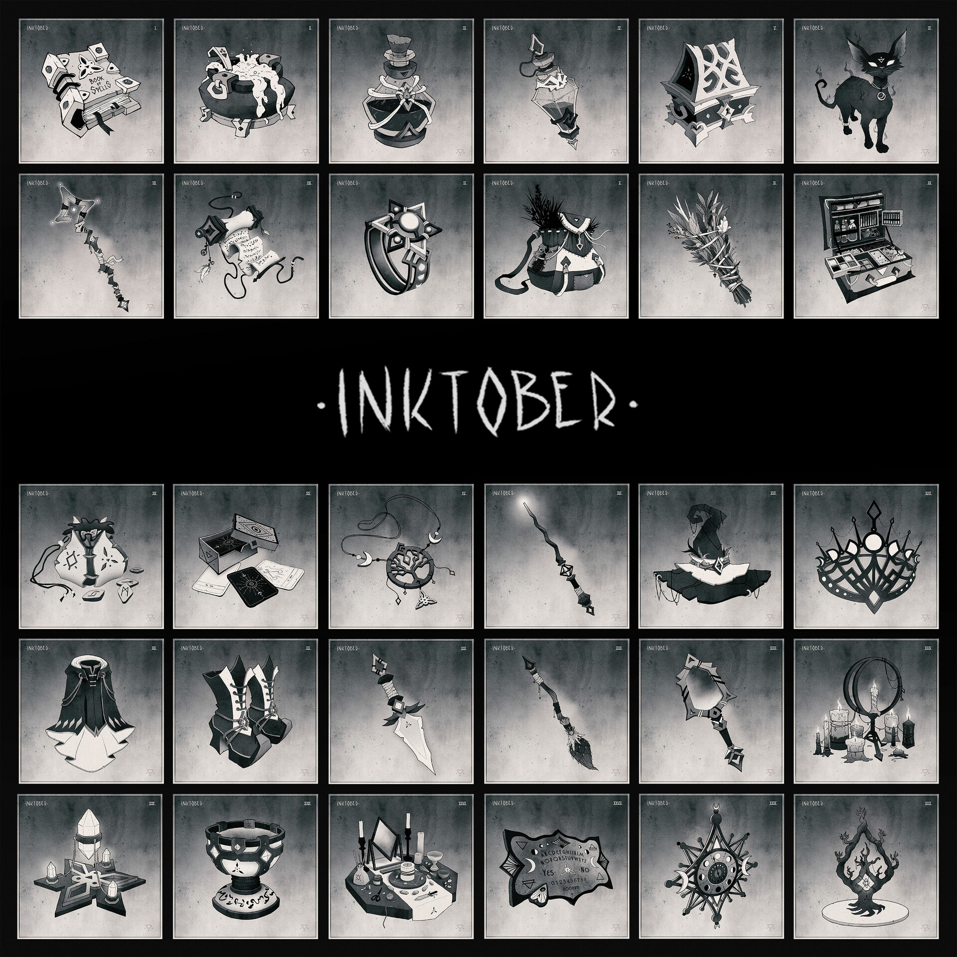 ArtStation - Inktober 2019
