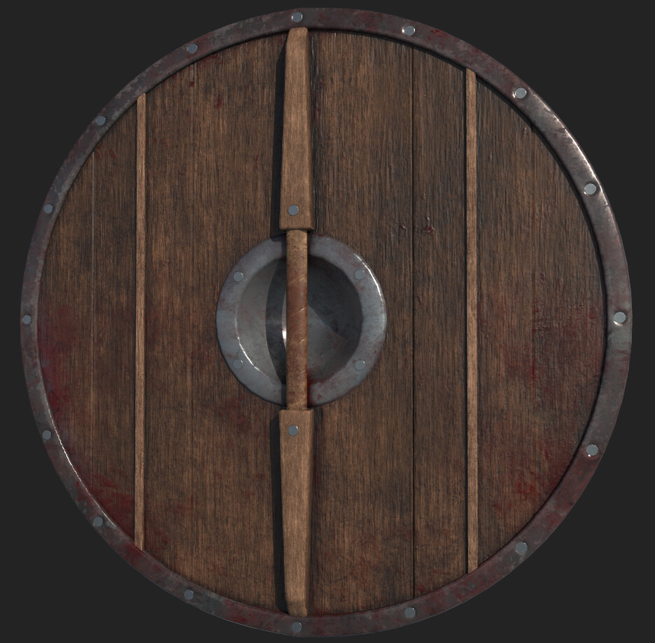 Aaron Kinsella Howard - Viking Round Shield